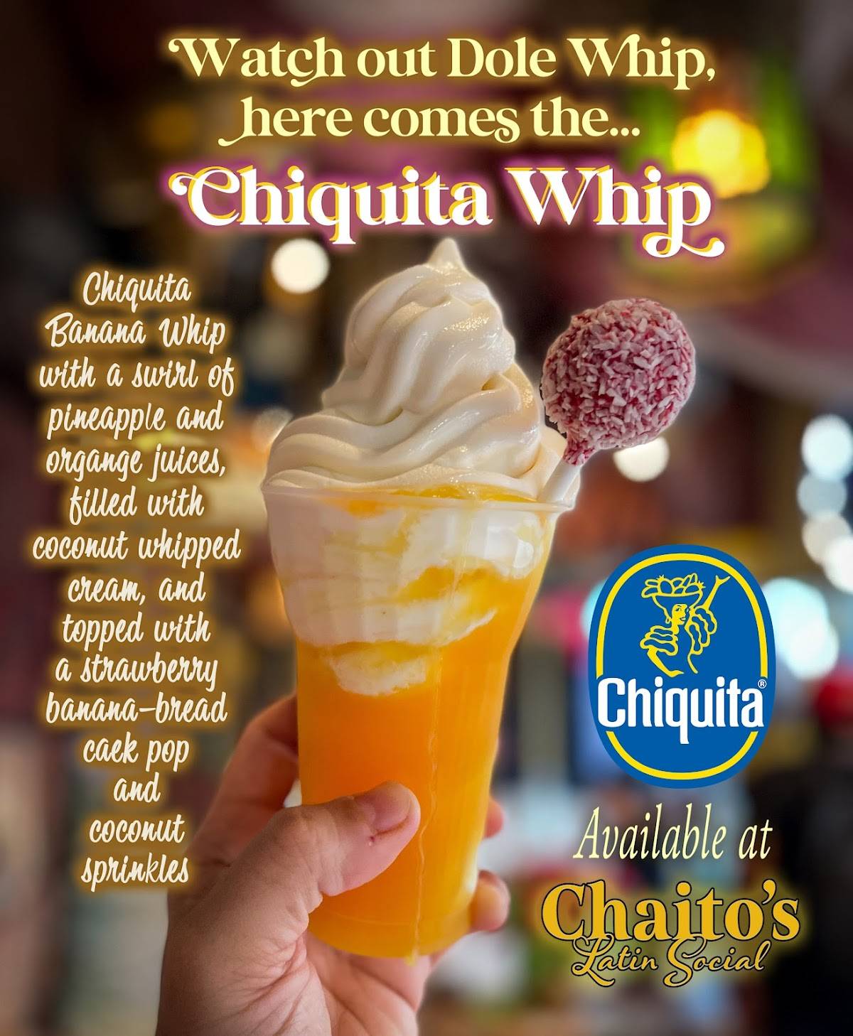 Menu at Chaito's Latin Social restaurant, Cooper City