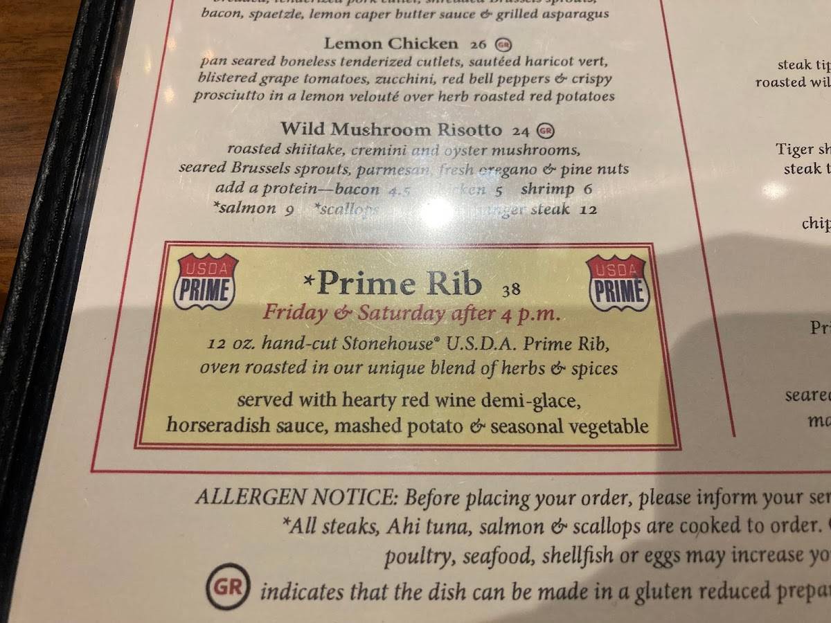 Menu at Sun Singer Restaurant, Wine & Spirits, Champaign