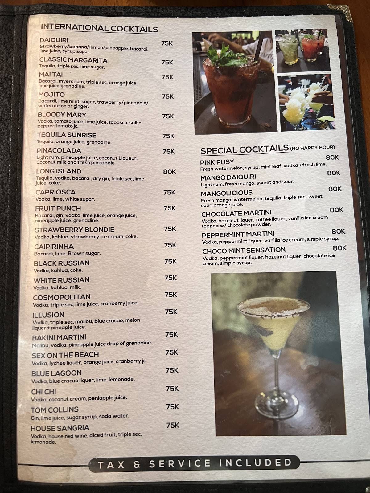 Menu at Chapter 2 Restaurant & Bar, Mengwi