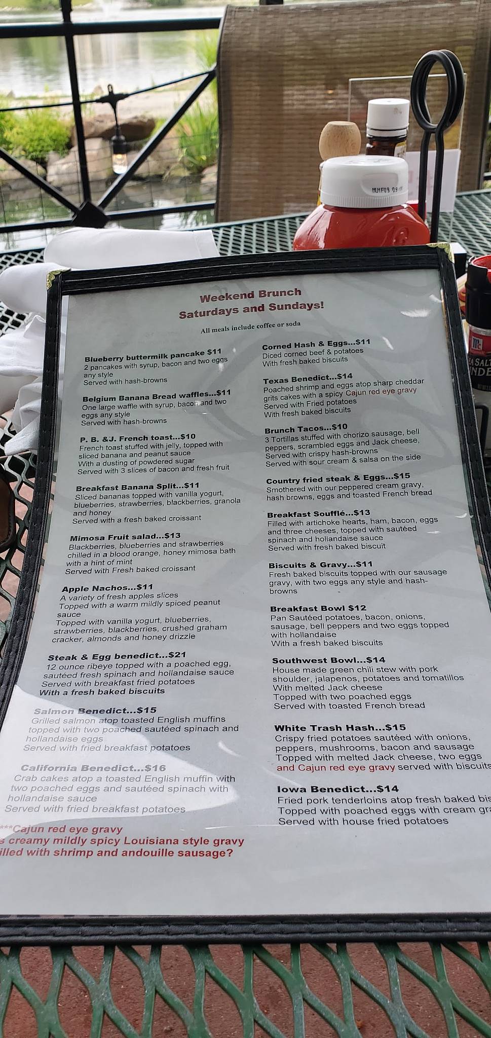Menu at Charlie's on the Lake steakhouse, Omaha, S 144th St