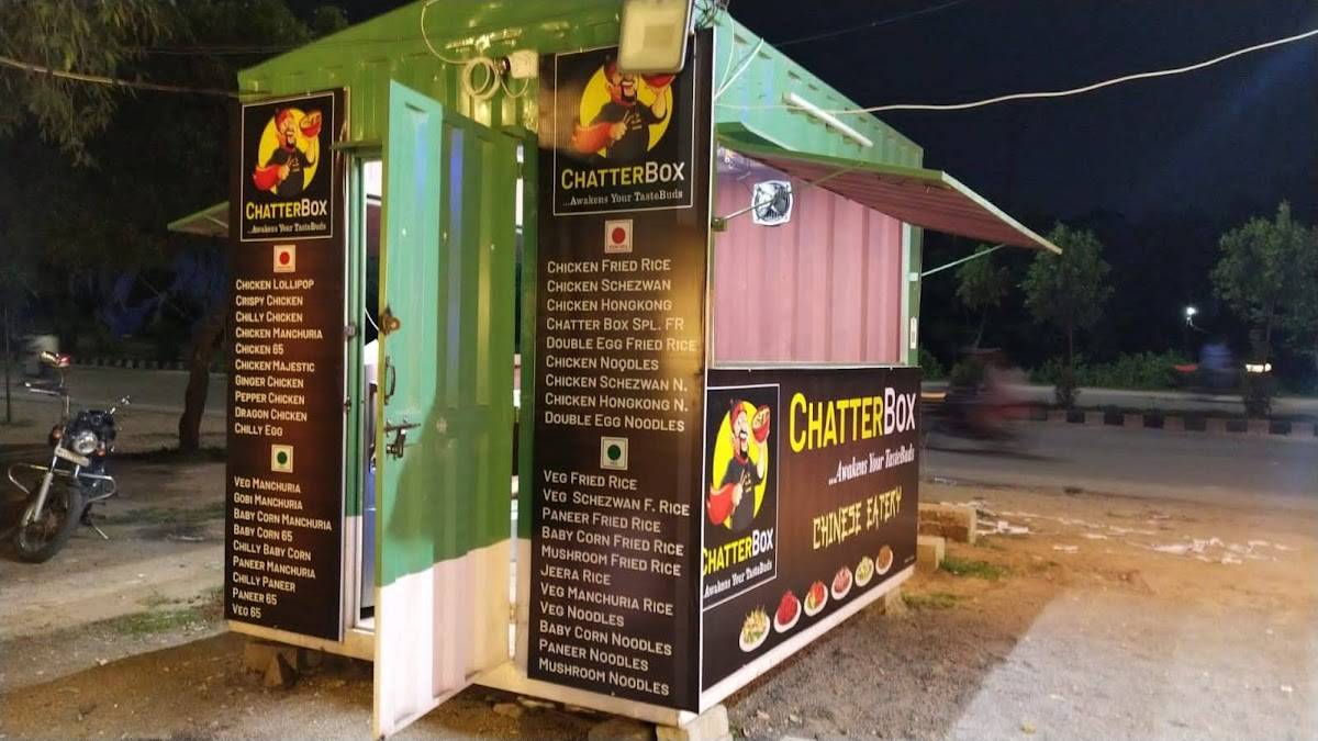 Menu at Chatter Box, Hyderabad