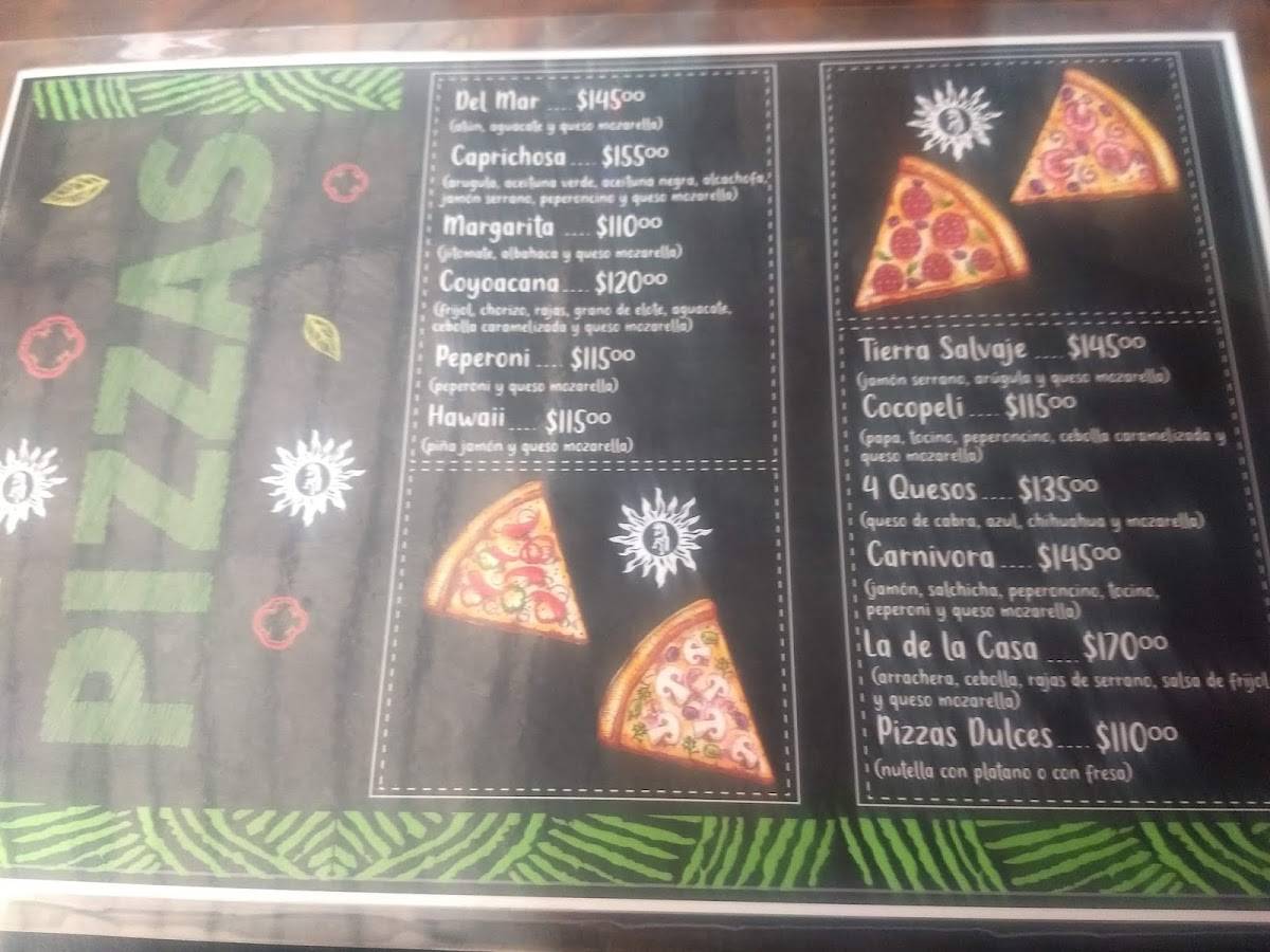 Carta del pub y bar Chelas, Mexico, Heroes del 47