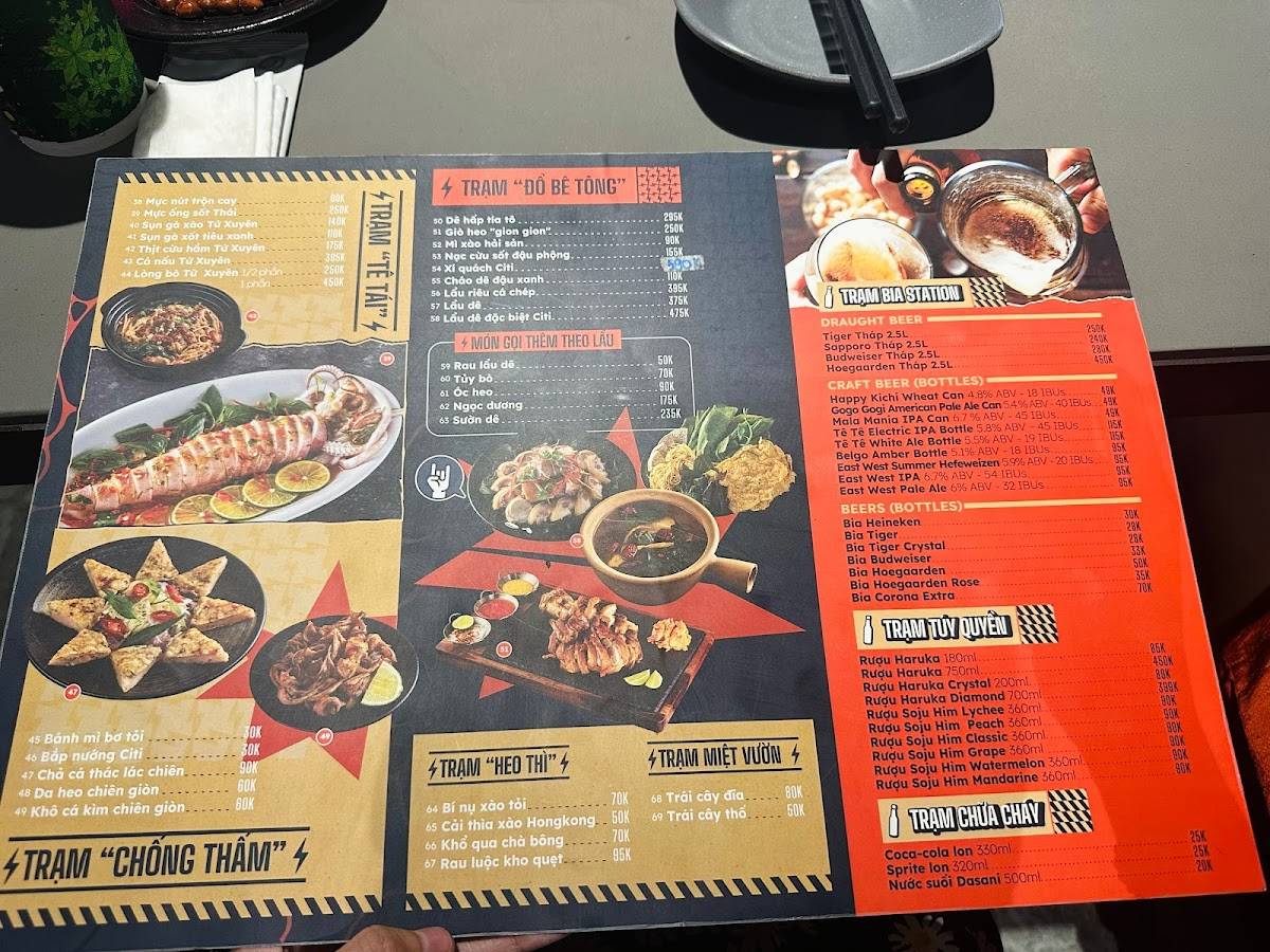Menu at CLOUD POT Trương Công Định restaurant, Ho Chi Minh City
