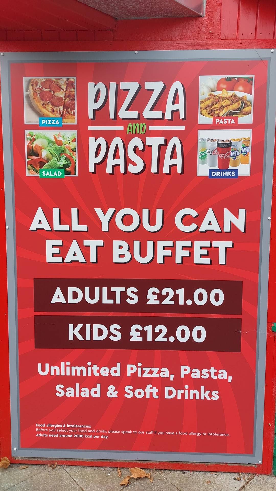 Menu at City Walk Pasta & Pizza restaurant, Windsor