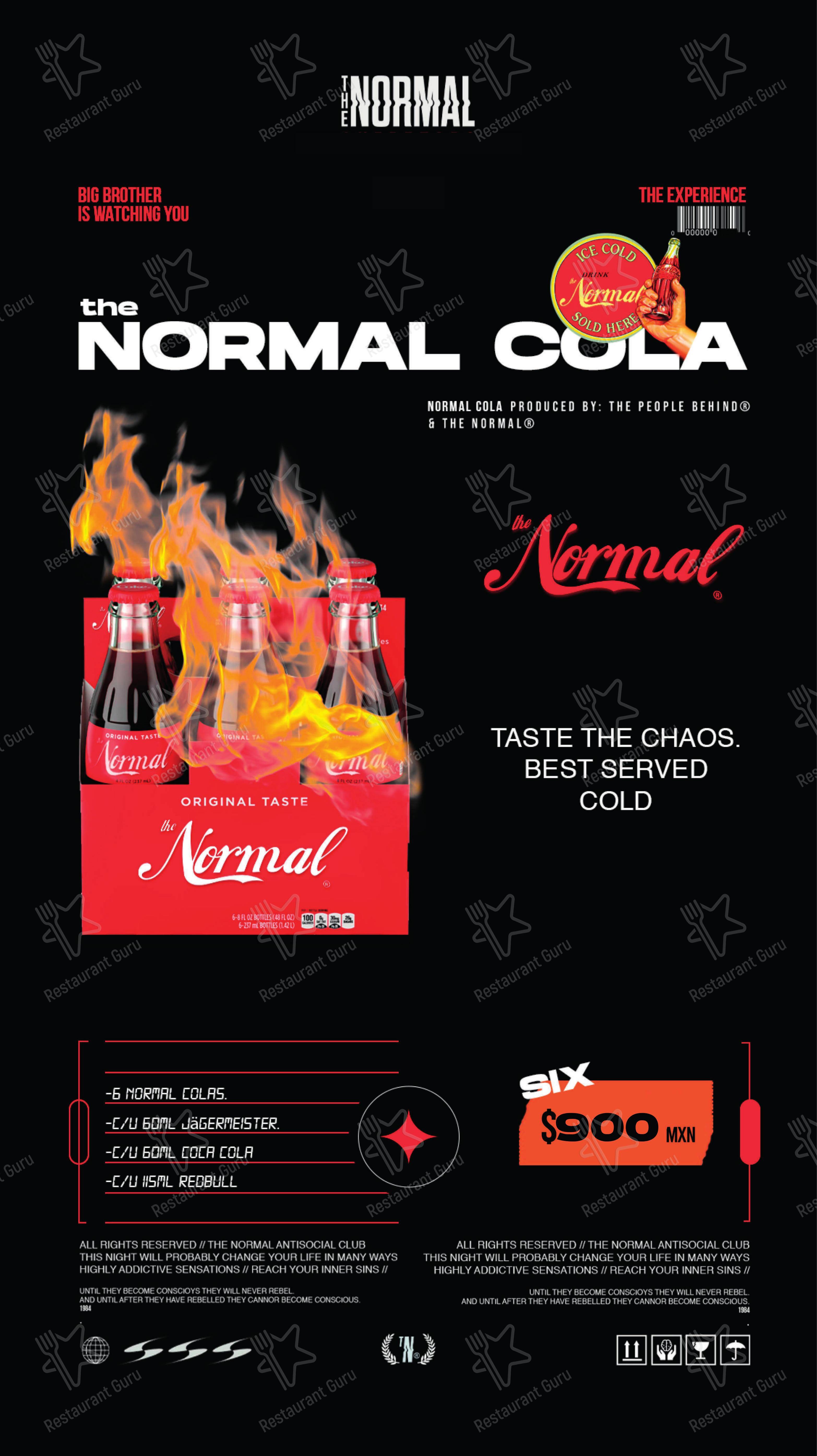 Carta del club The Normal, Monterrey