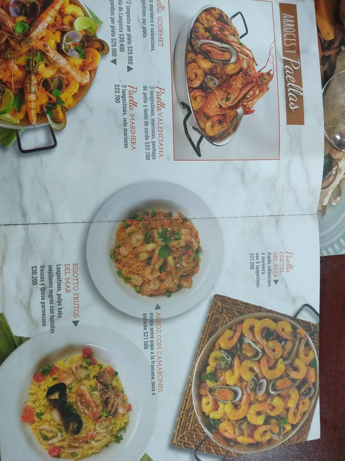 Carta del restaurante Coctel Del Mar, Bogotá, Cra. 19 #69-24