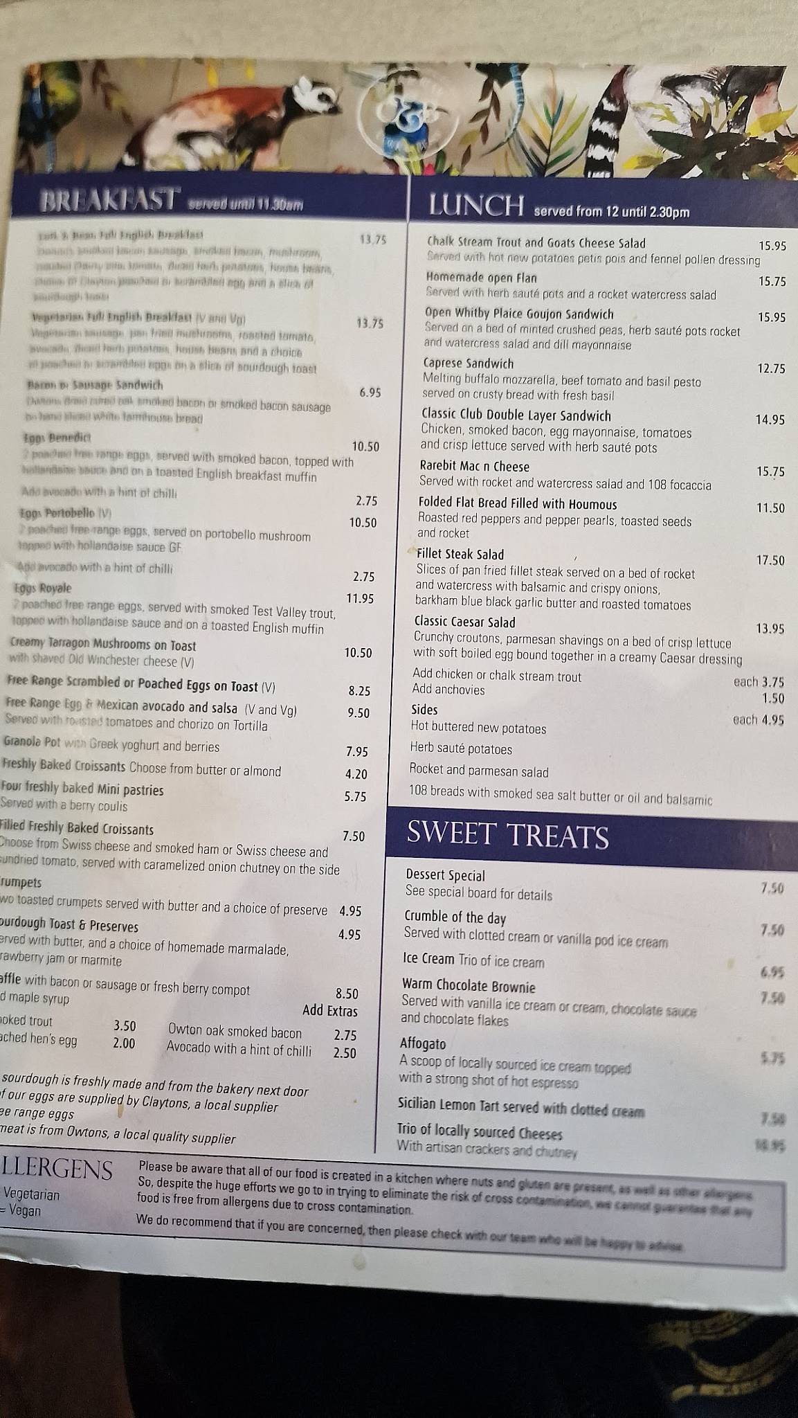 Menu at Cork and Bean pub & bar, Romsey