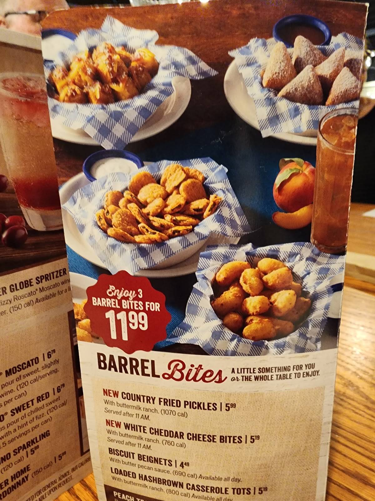 Menu at Cracker Barrel Old Country Store, Shawnee