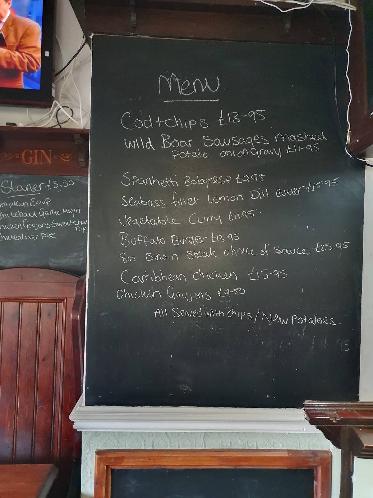 Menu at Creigiau Inn pub & bar, Cardiff, Creigiau inn