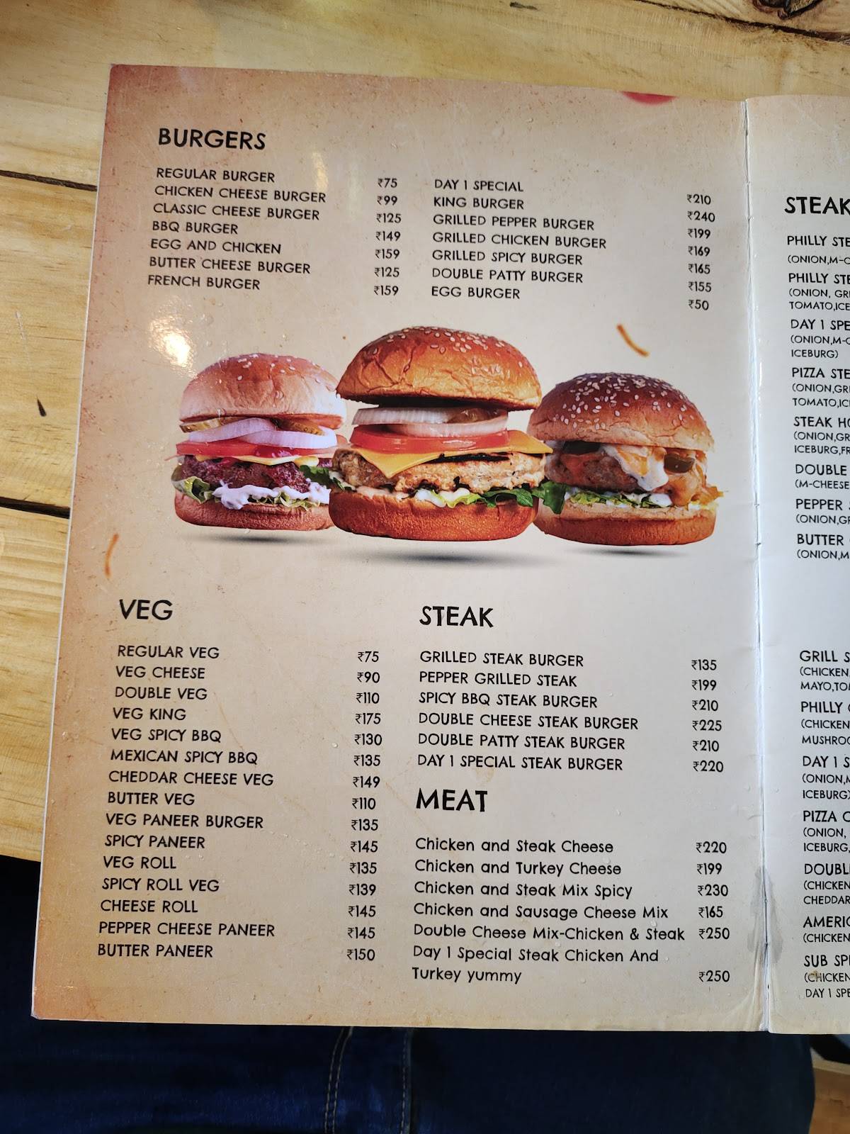 Menu at DAY 1 CAFE Thiruvalla, Thiruvalla