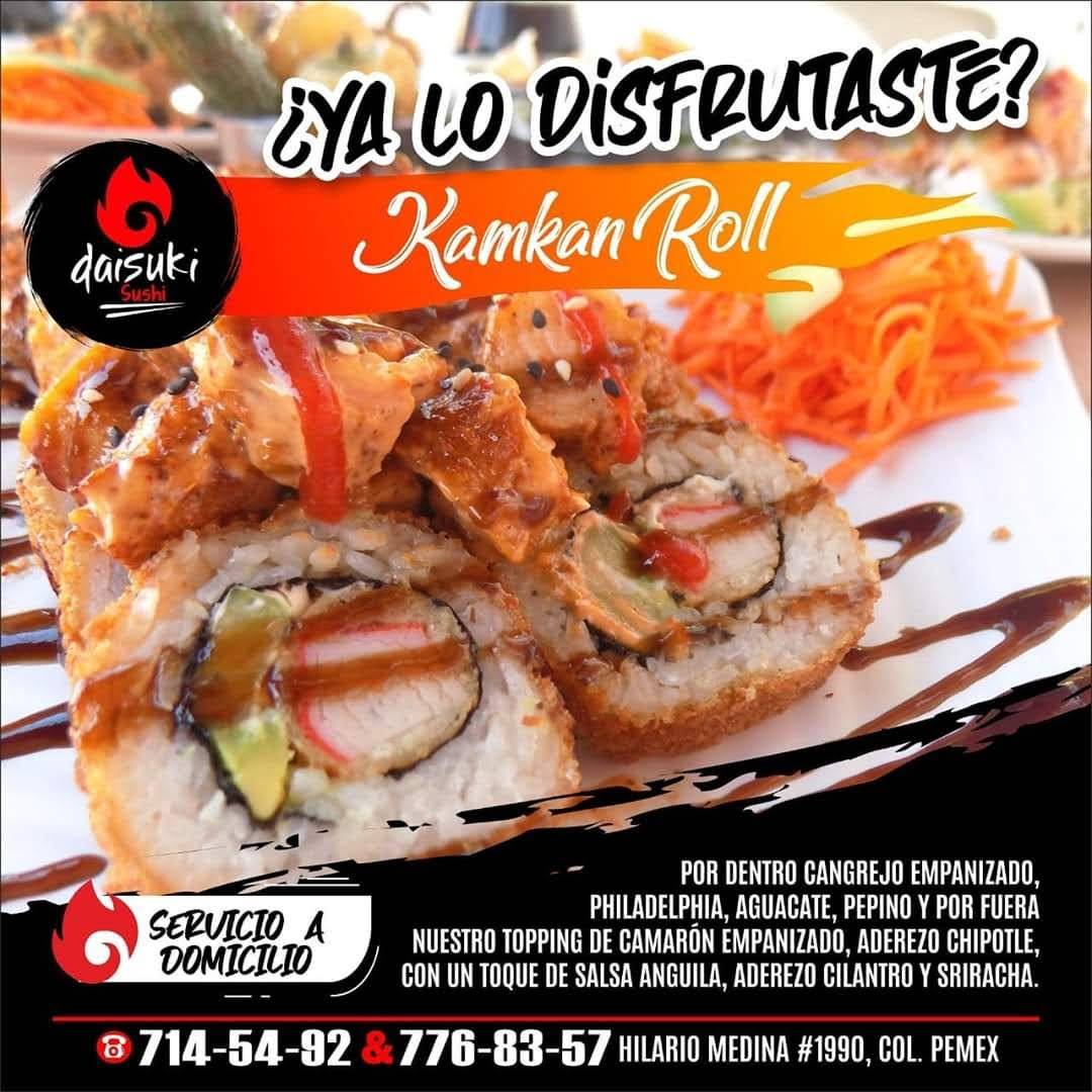 Carta del restaurante Daisuki sushi / libertad, Culiacán Rosales