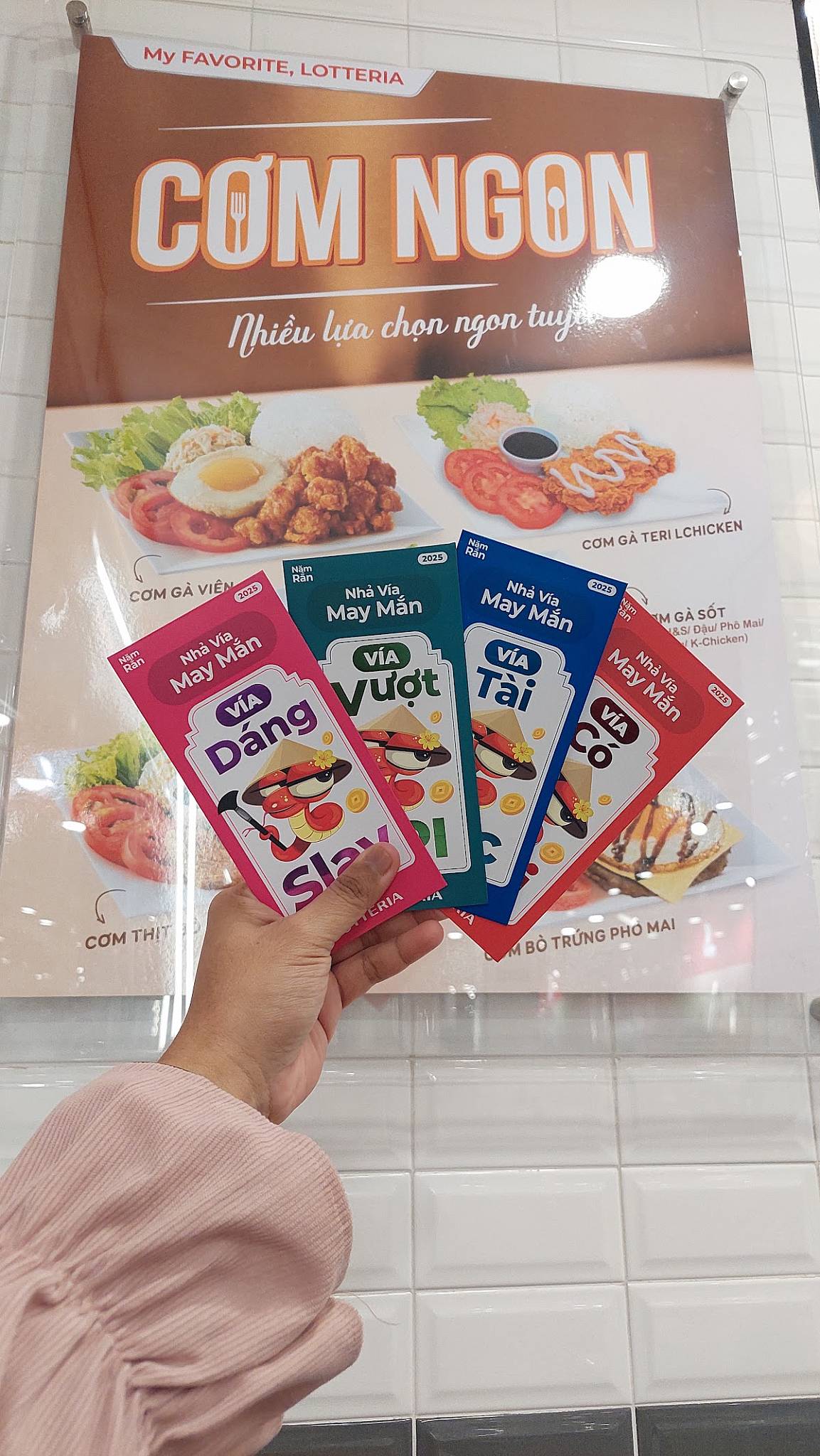 Menu at Dalat Lotteria restaurant, Dalat, 2 Đường Nguyễn Thị Minh Khai