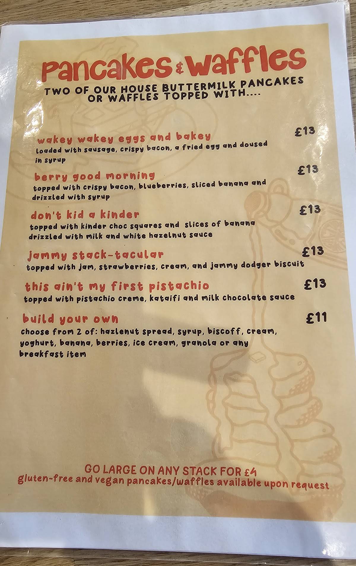 Menu at Cactus Cafe & Kitchen, Darlington