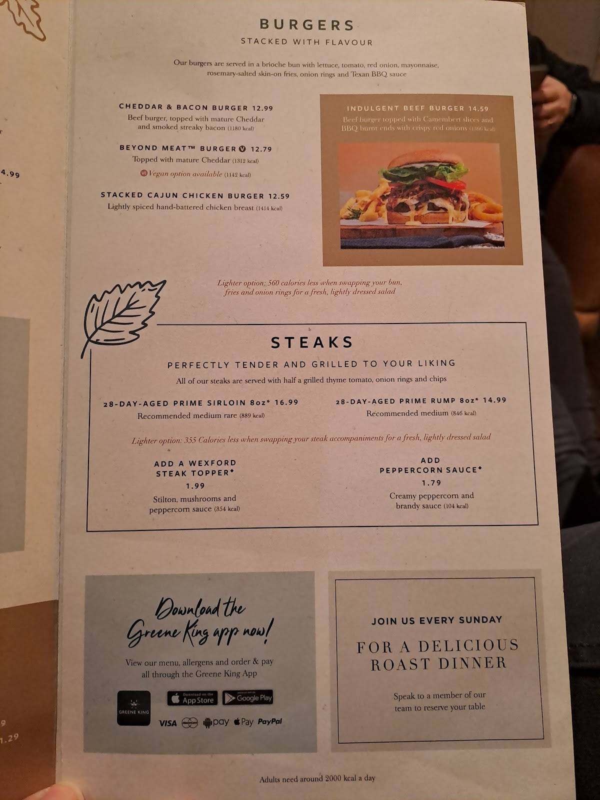 Menu at Dartbridge Inn Buckfastleigh pub & bar, Buckfastleigh