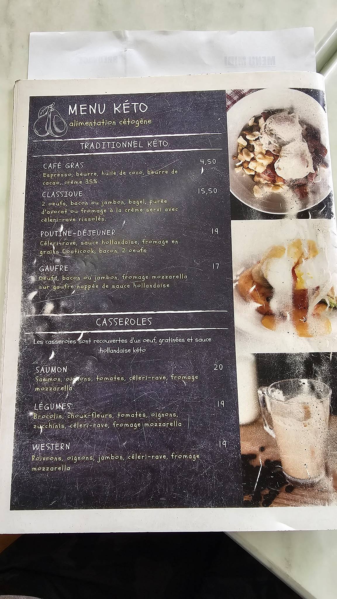 Menu au Restaurant Delia Egg'Xtra, Sherbrooke
