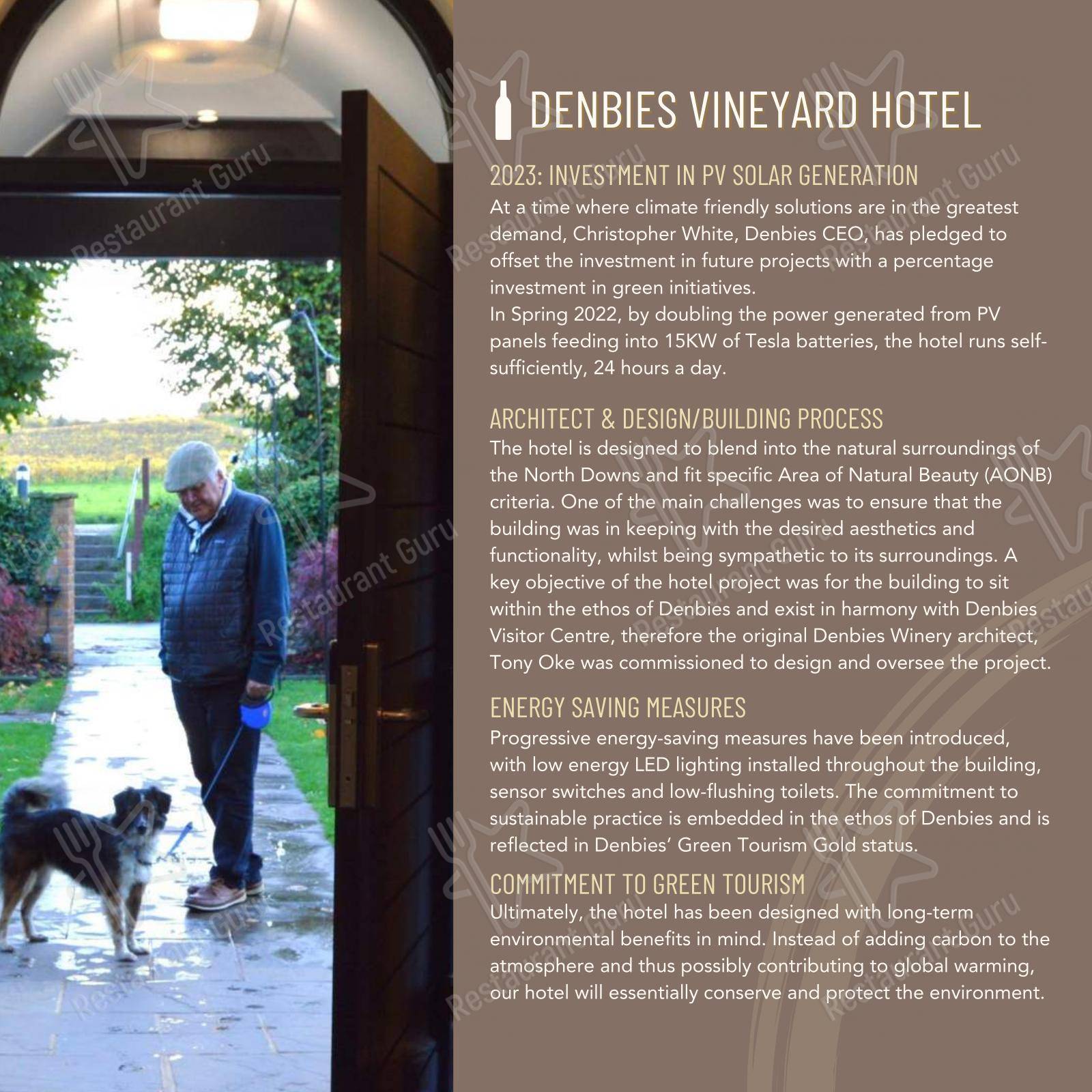 Menu at Denbies Wine Estate restaurant, Dorking