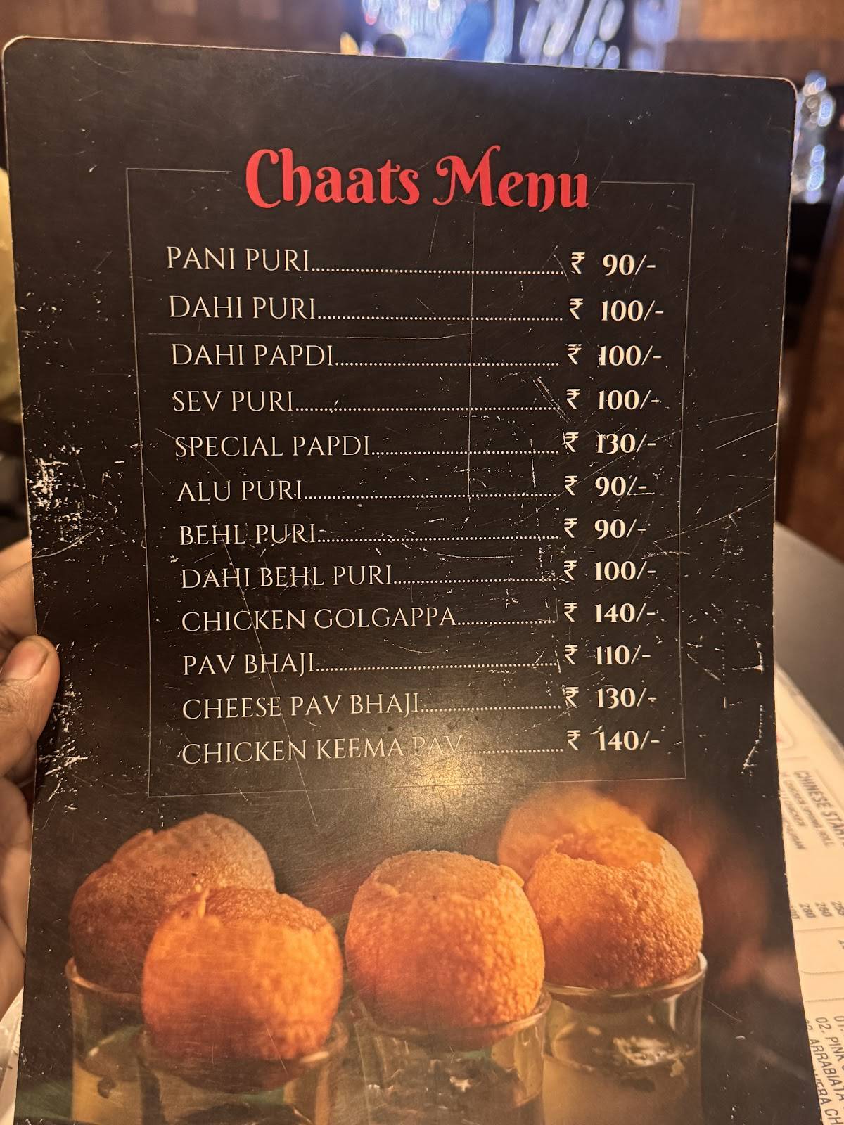 Menu at Arya Falooda World, Thalassery