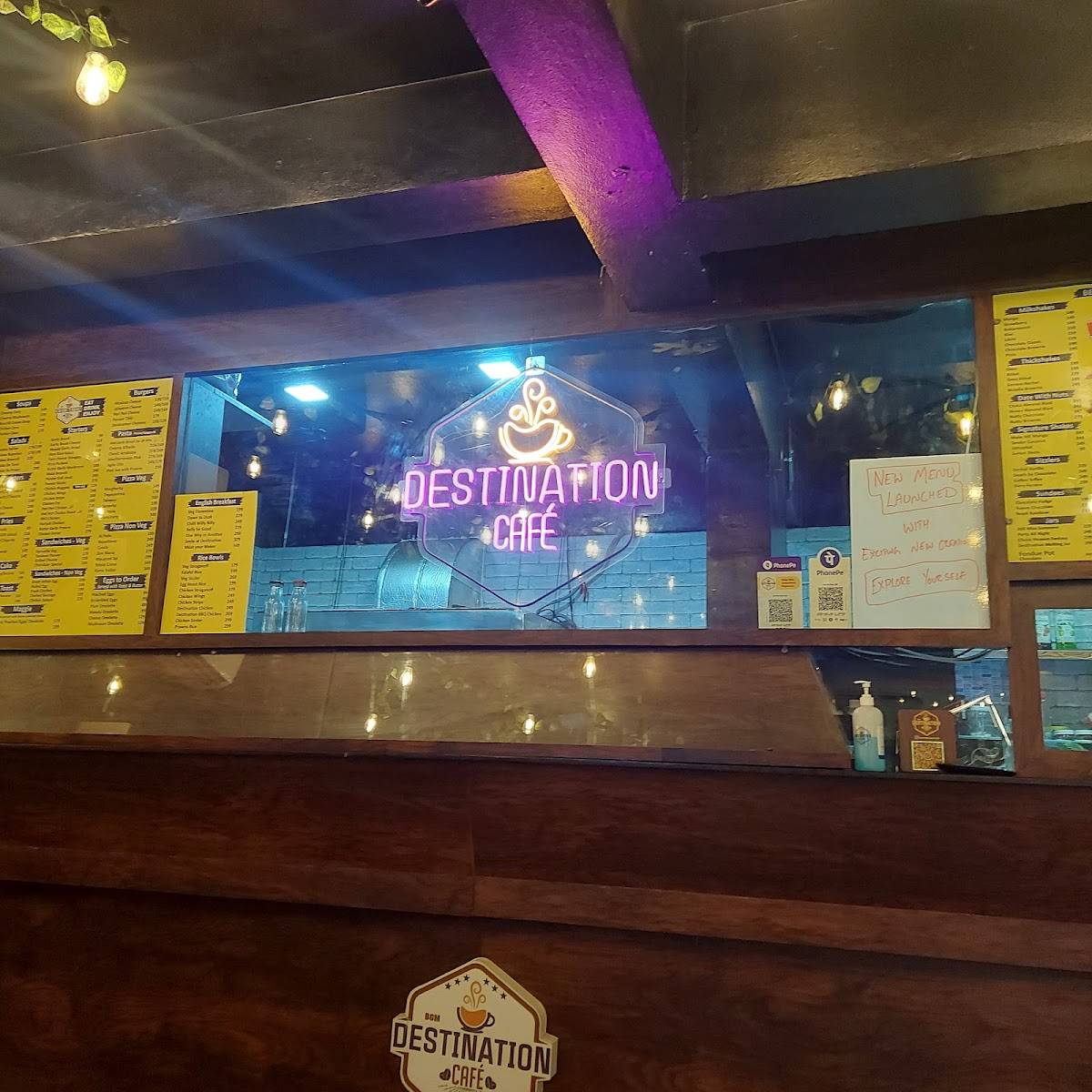 Menu at Destination Cafe, Hyderabad