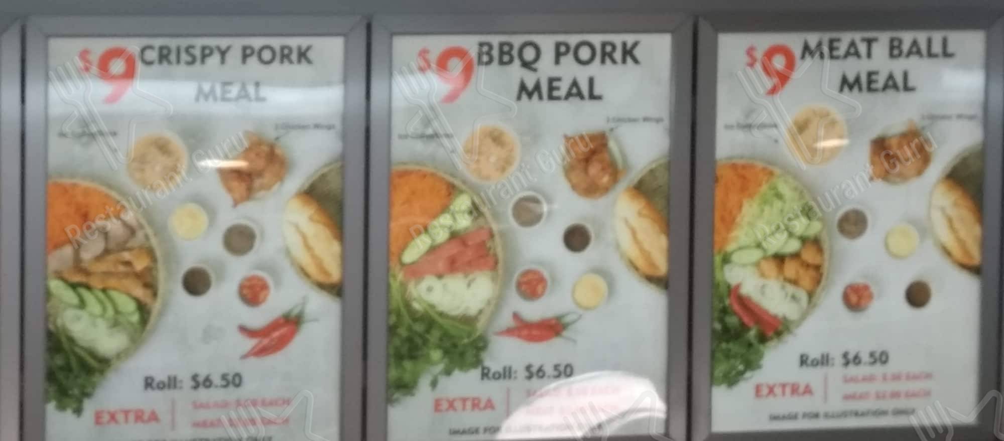 Menu at Destination Roll restaurant, St Leonards, Shop 1/201-205 ...