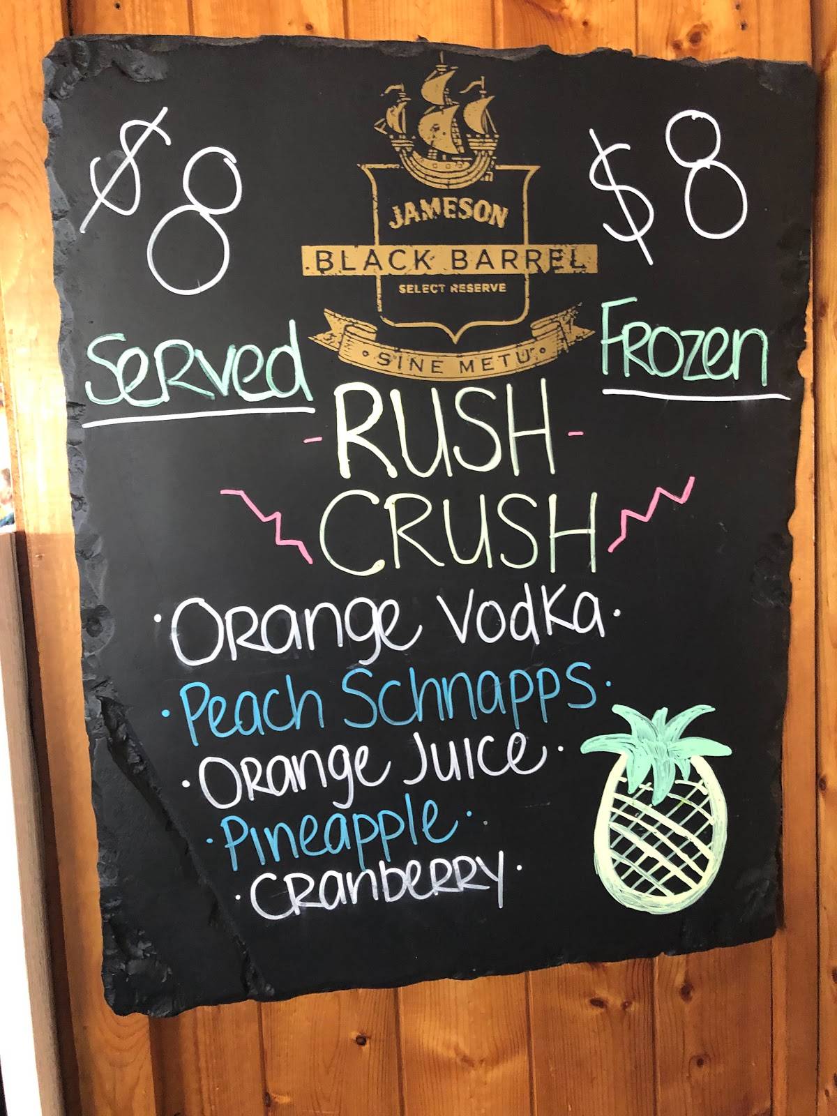 Menu at Dockside Seafood & Fishing Center restaurant, Virginia Beach