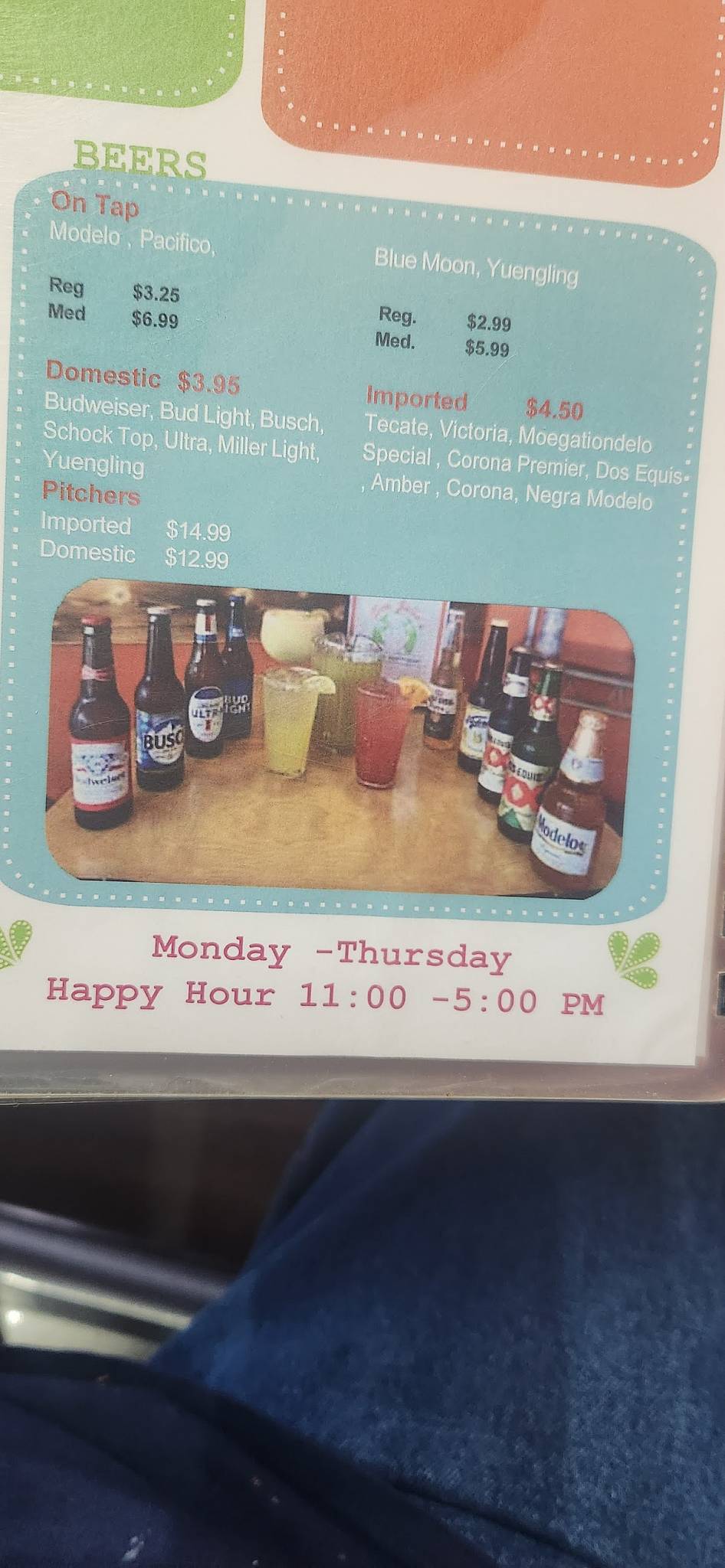 Menu at Don Julio's Tacos Express restaurant, Troy