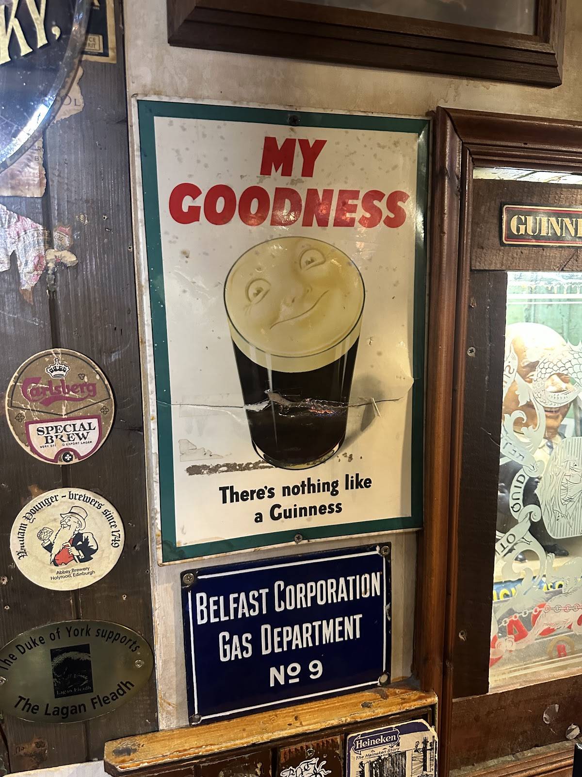 Menu at Duke of York pub & bar, Belfast