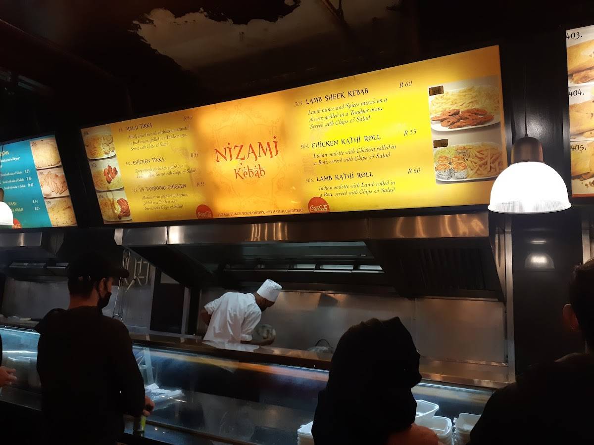 Menu at Eastern Food Bazaar restaurant, Cape Town