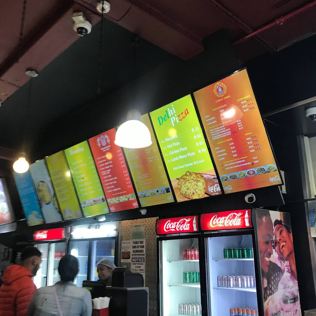 Menu at Eastern Food Bazaar restaurant, Cape Town, 96 Longmarket St