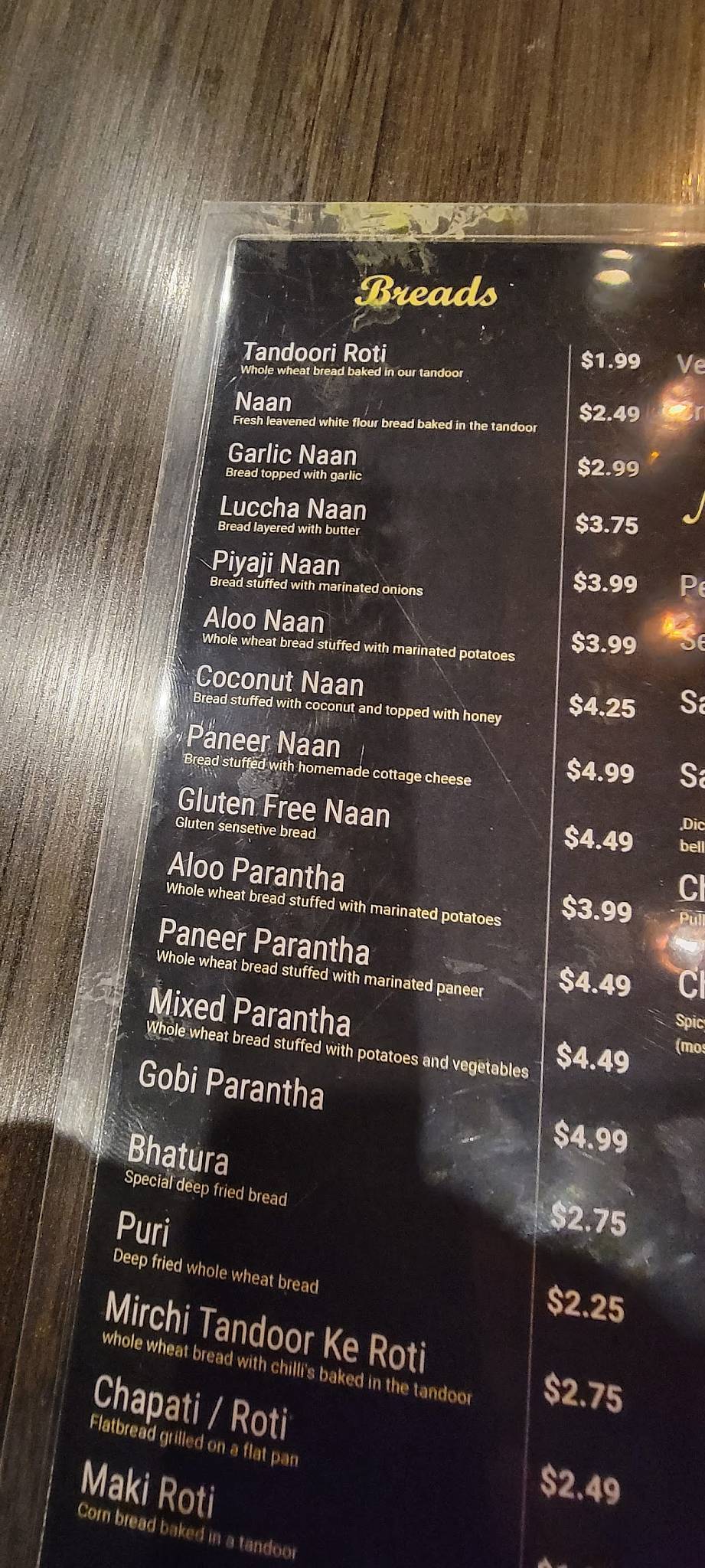 Menu at Little India Restaurant, Voted Best Indian, Buffet, Dine-in ...