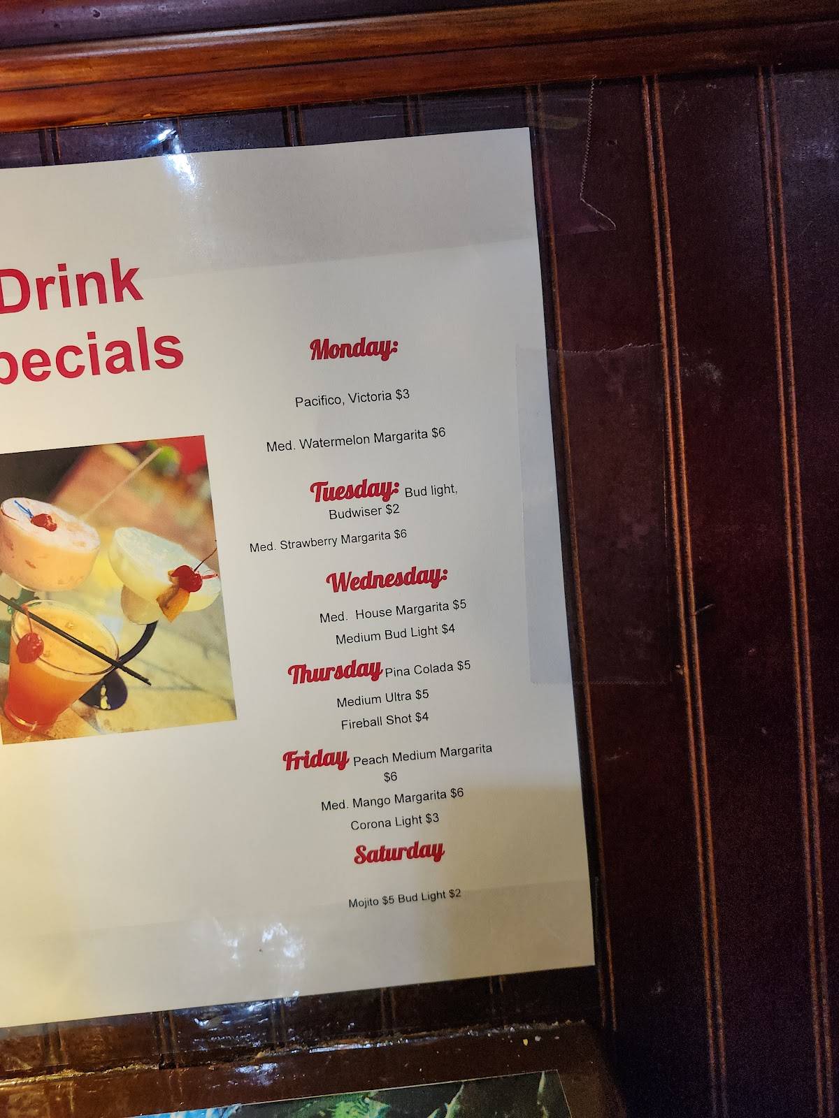 Menu at El Campesino Mexican Grill restaurant, Mocksville