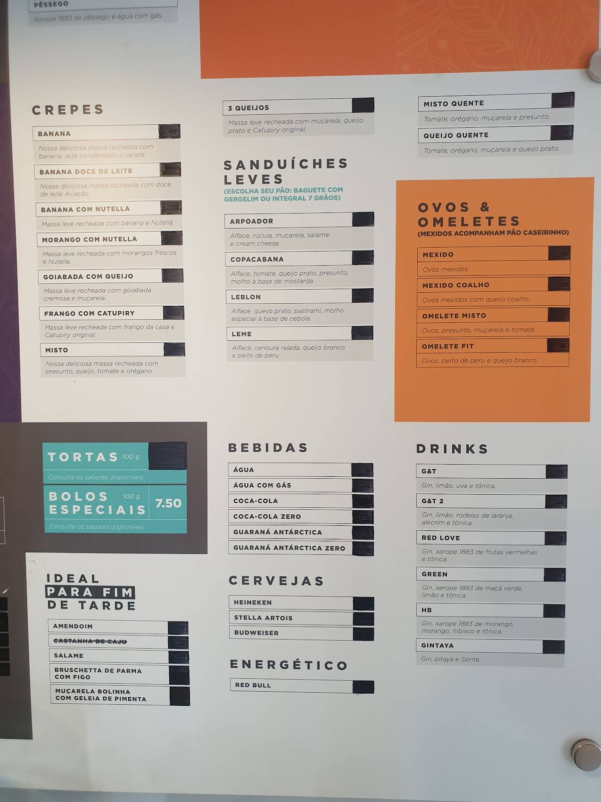 Menu em Espaço Lavi café, São Carlos