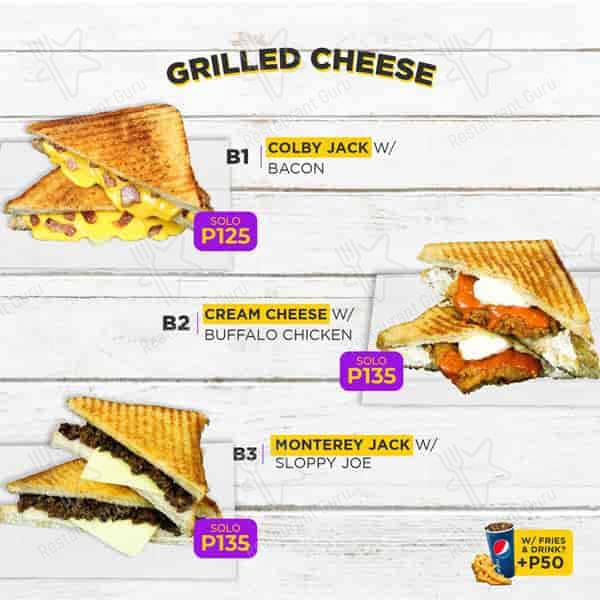Menu at Everything But Cheese restaurant, Manila, JX2P+RQX