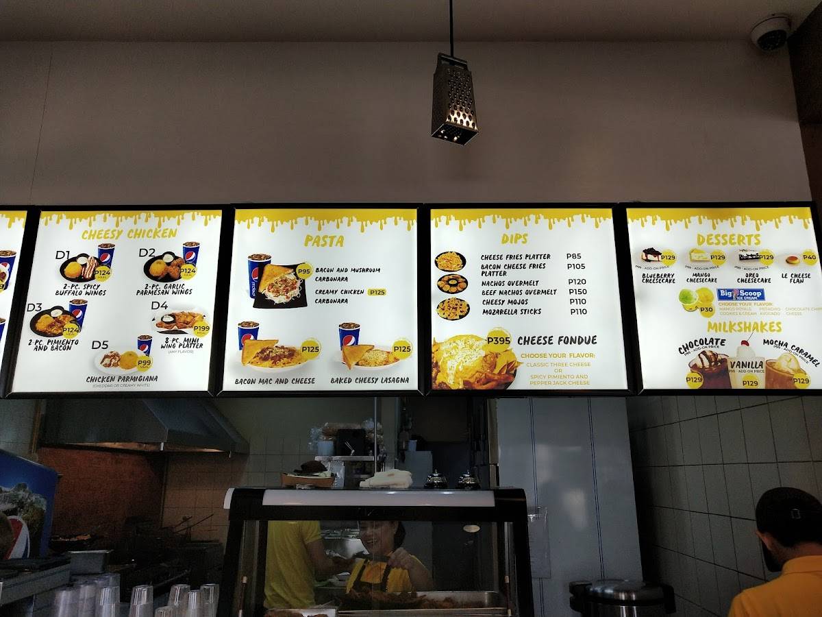 Menu at Everything But Cheese restaurant, Manila, JX2P+RQX