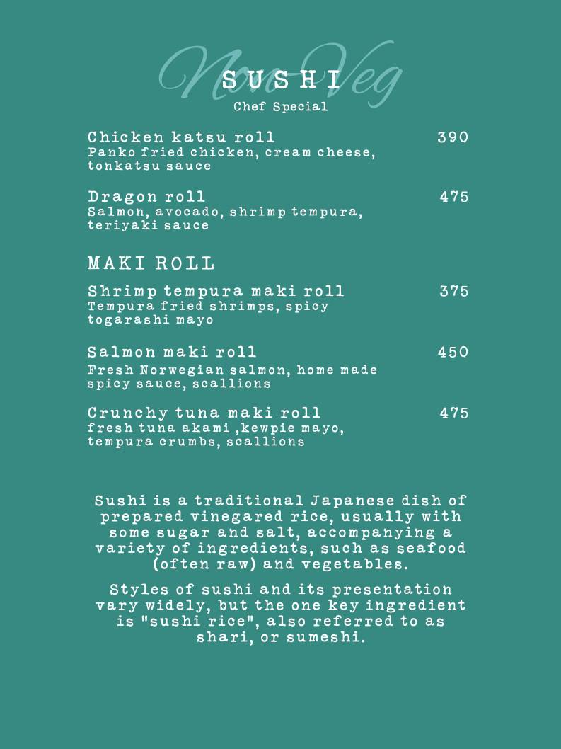 Menu at FEU - Bar & Kitchen, Hyderabad