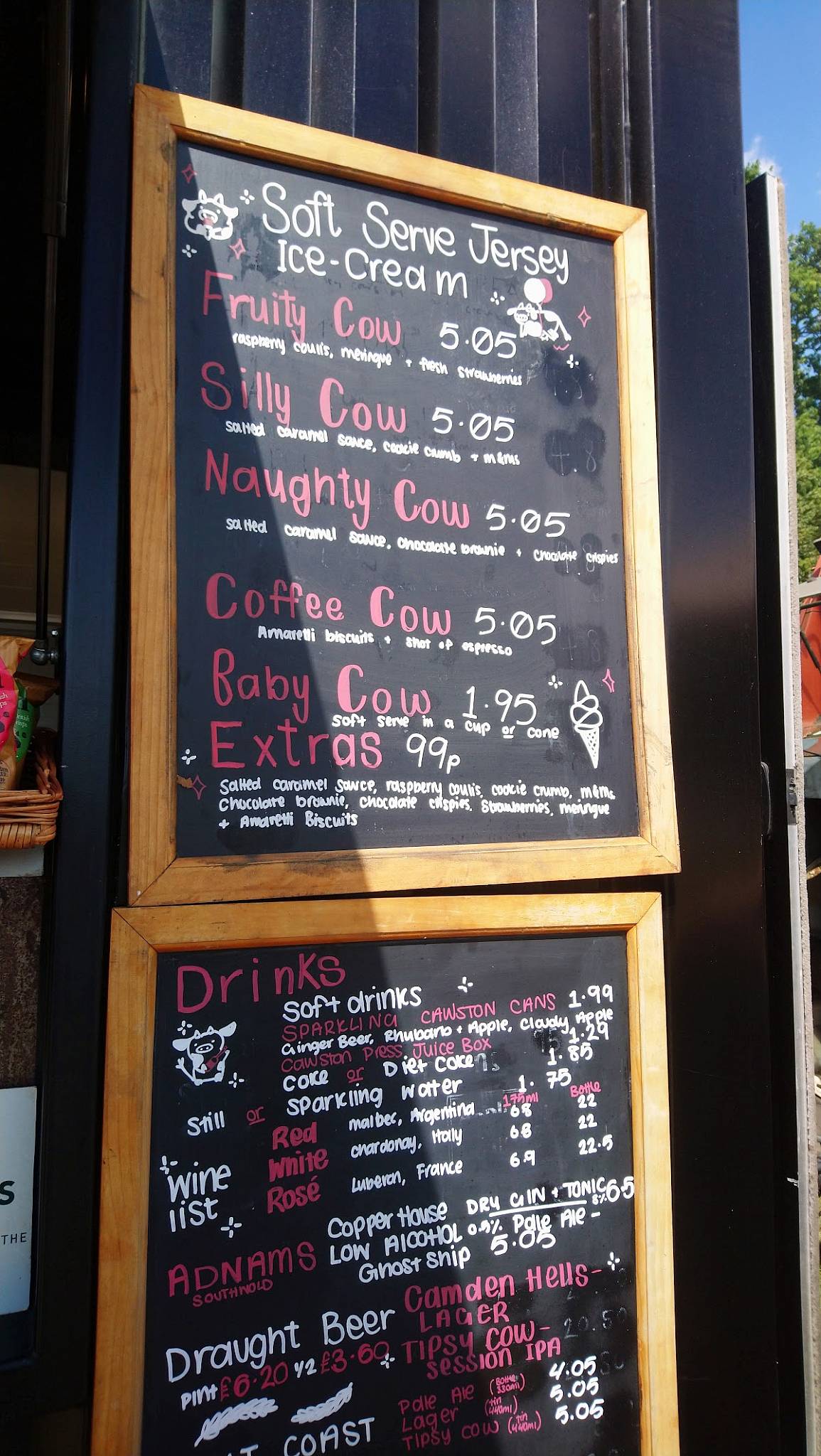 Menu at Fat Cow Norfolk restaurant, Fakenham