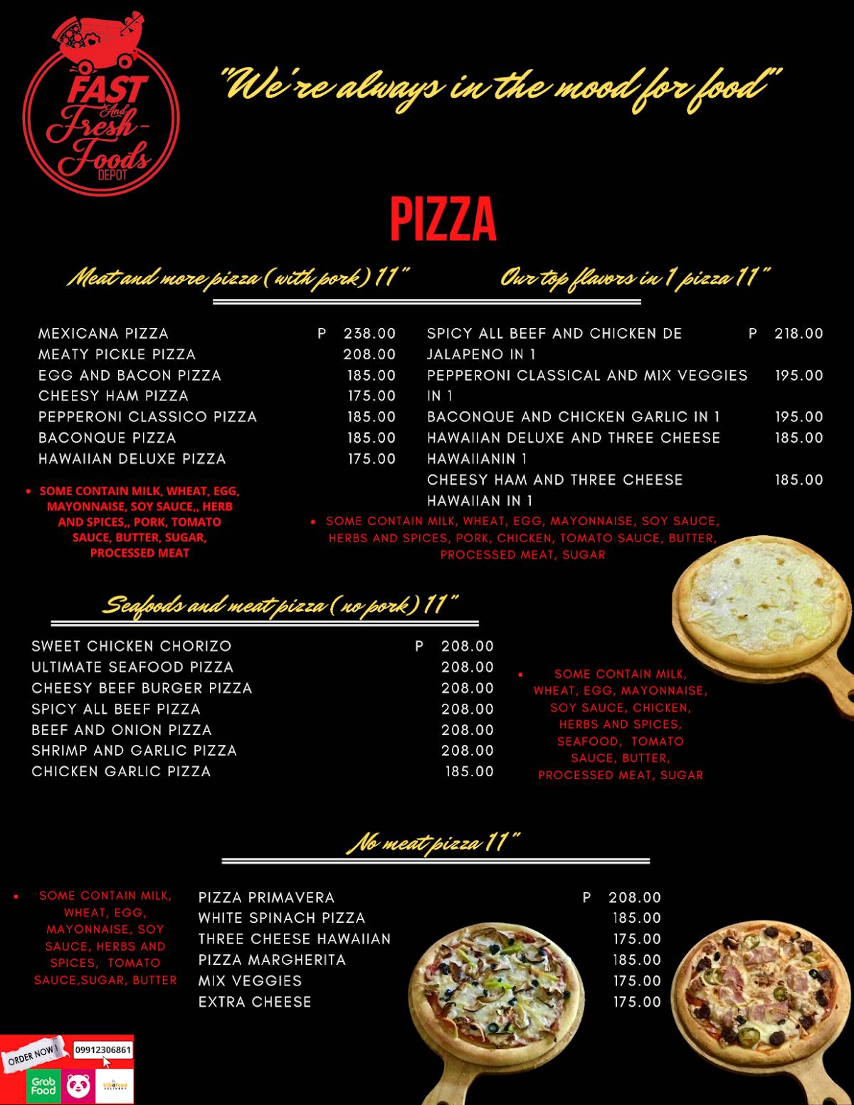 Menu at Fast And Fresh-Foods Depot restaurant, Davao City