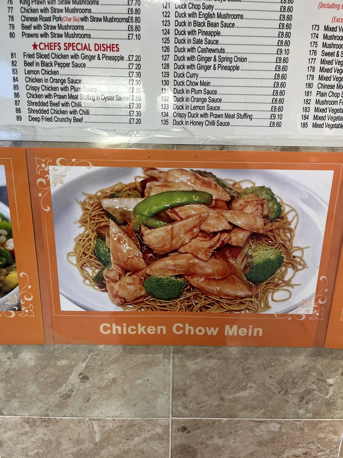 Menu at Kin Shing fast food, Scarborough