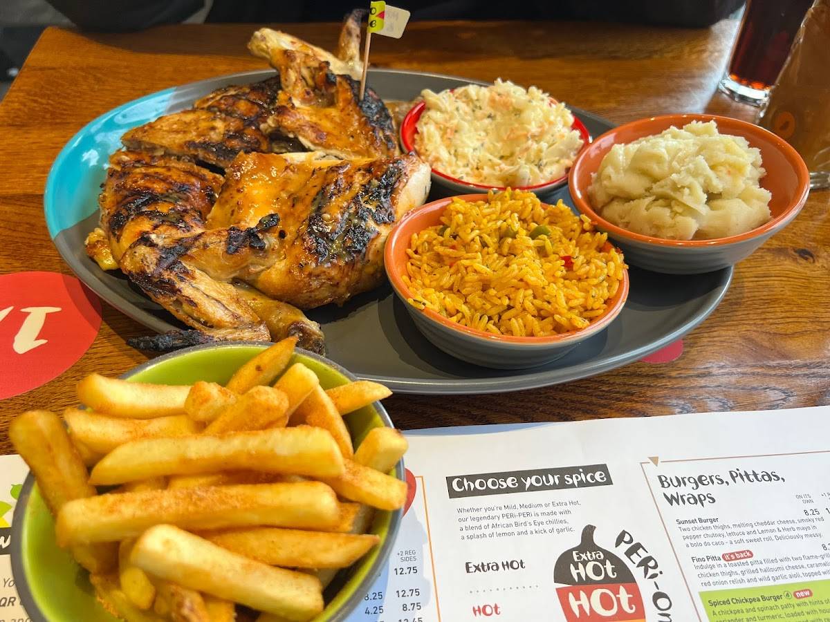 Menu at Nando's Elephant & Castle fast food, London, Unit 4