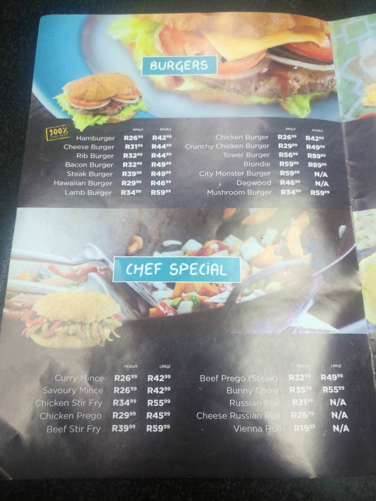 Menu at Fat Cake City restaurant, Brakpan, Shop 14