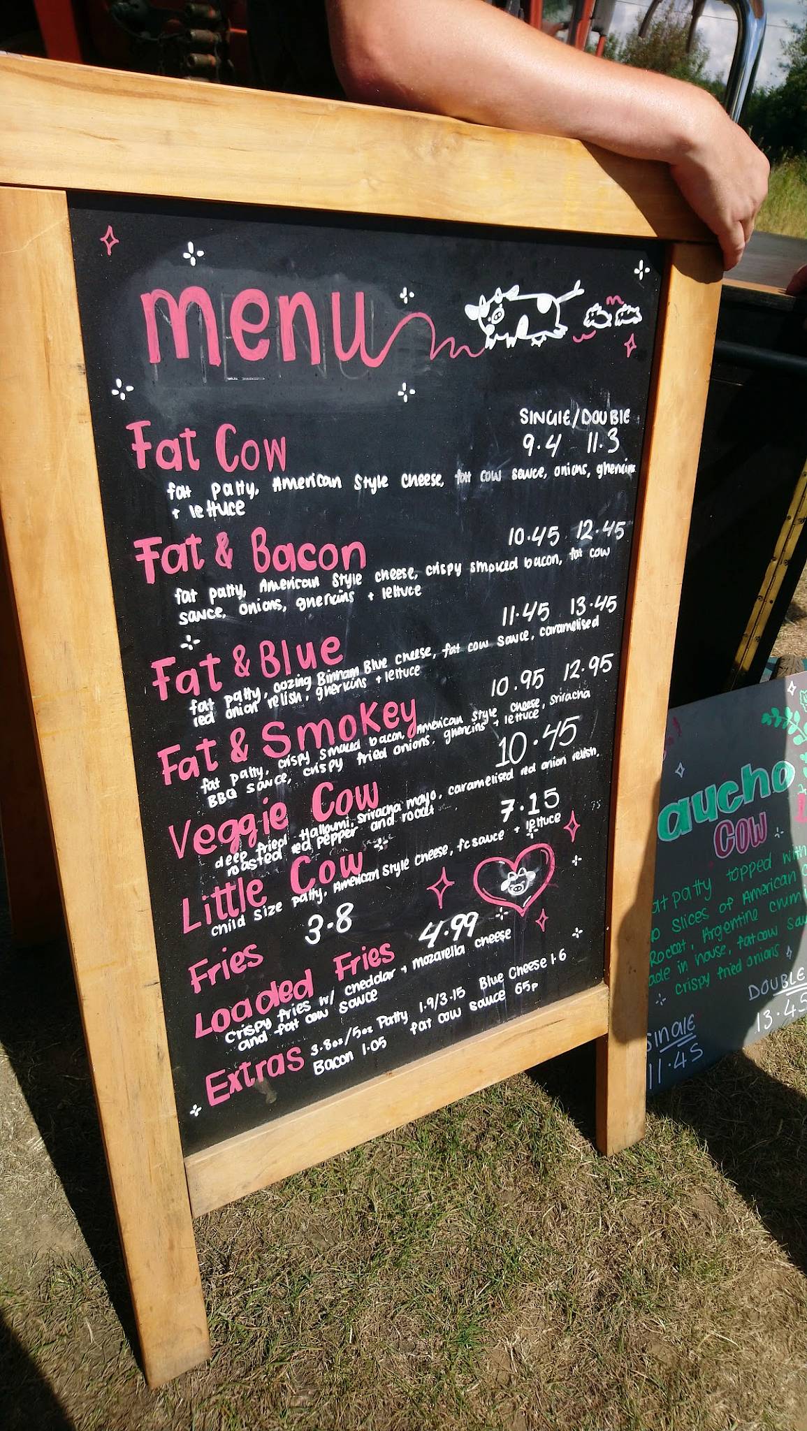 Menu at Fat Cow Norfolk restaurant, Fakenham