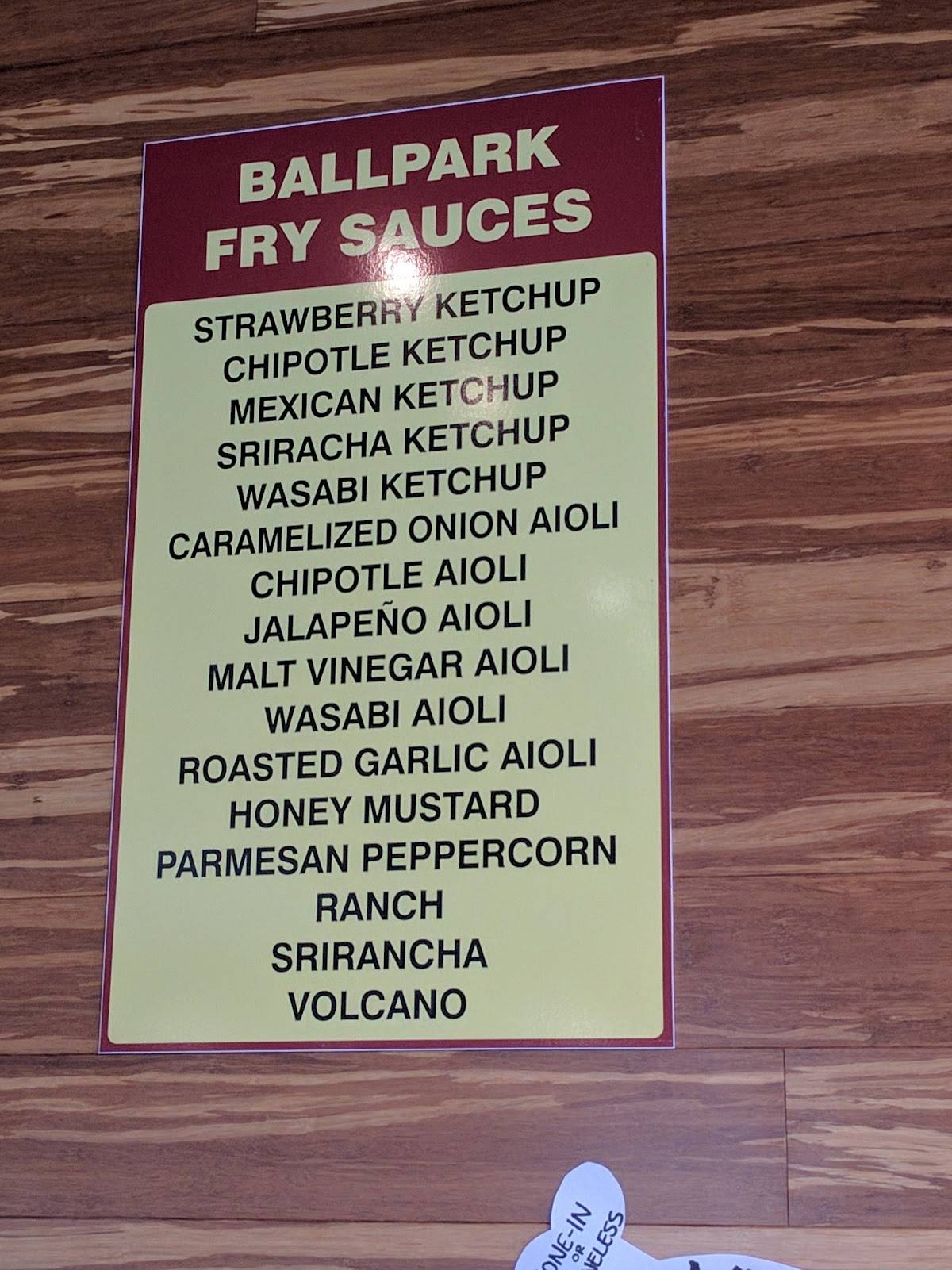 Menu at Fat Guys Burgers restaurant, Broken Arrow