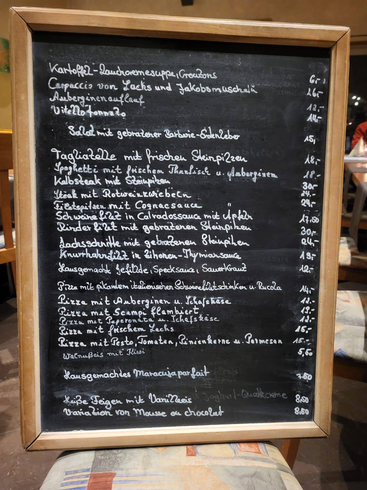 Speisekarte von Filippos Restaurant, Kirkel