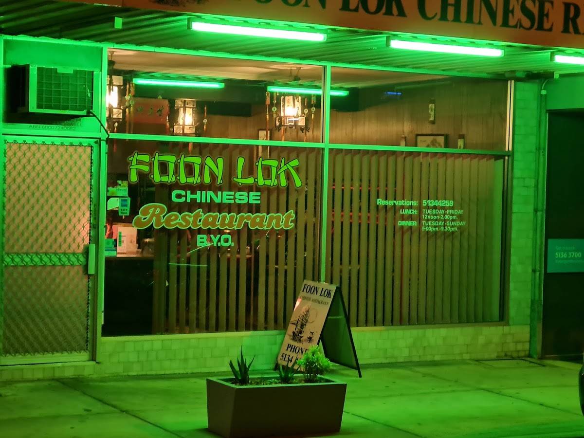 Menu at Foon Lok Chinese Restaurant, Morwell