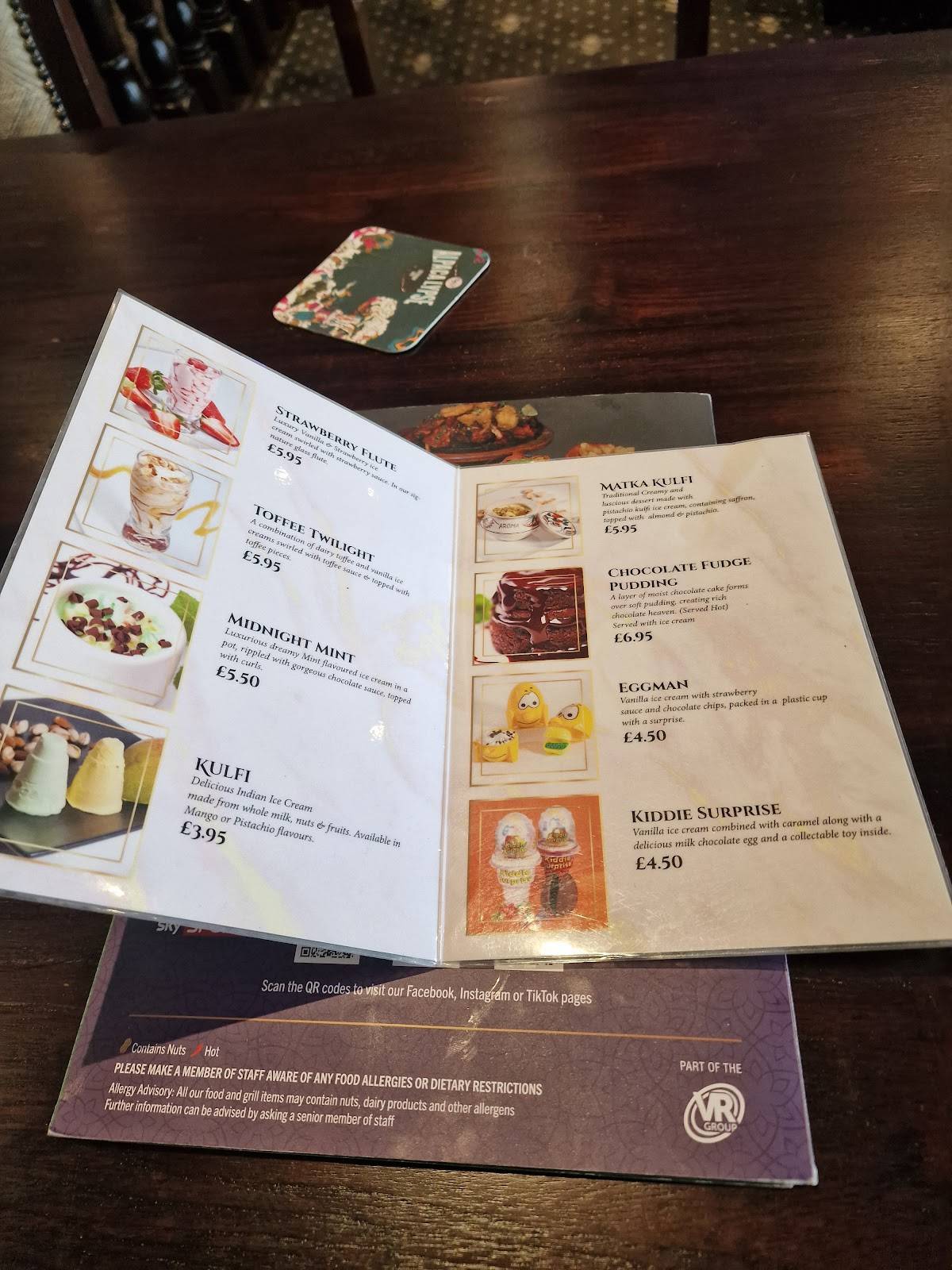 Menu at Fradley Arms pub & bar, Lichfield