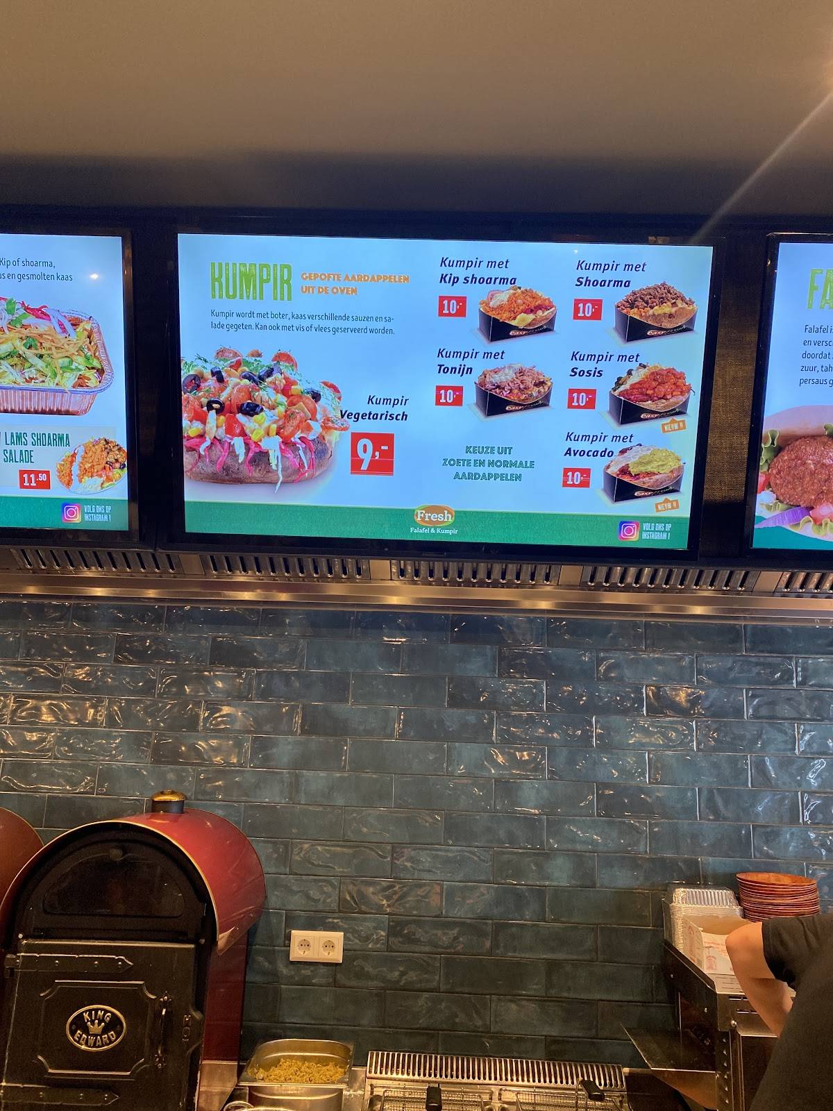 Menu at Fresh Falafel & Kumpir, Hoofddorp