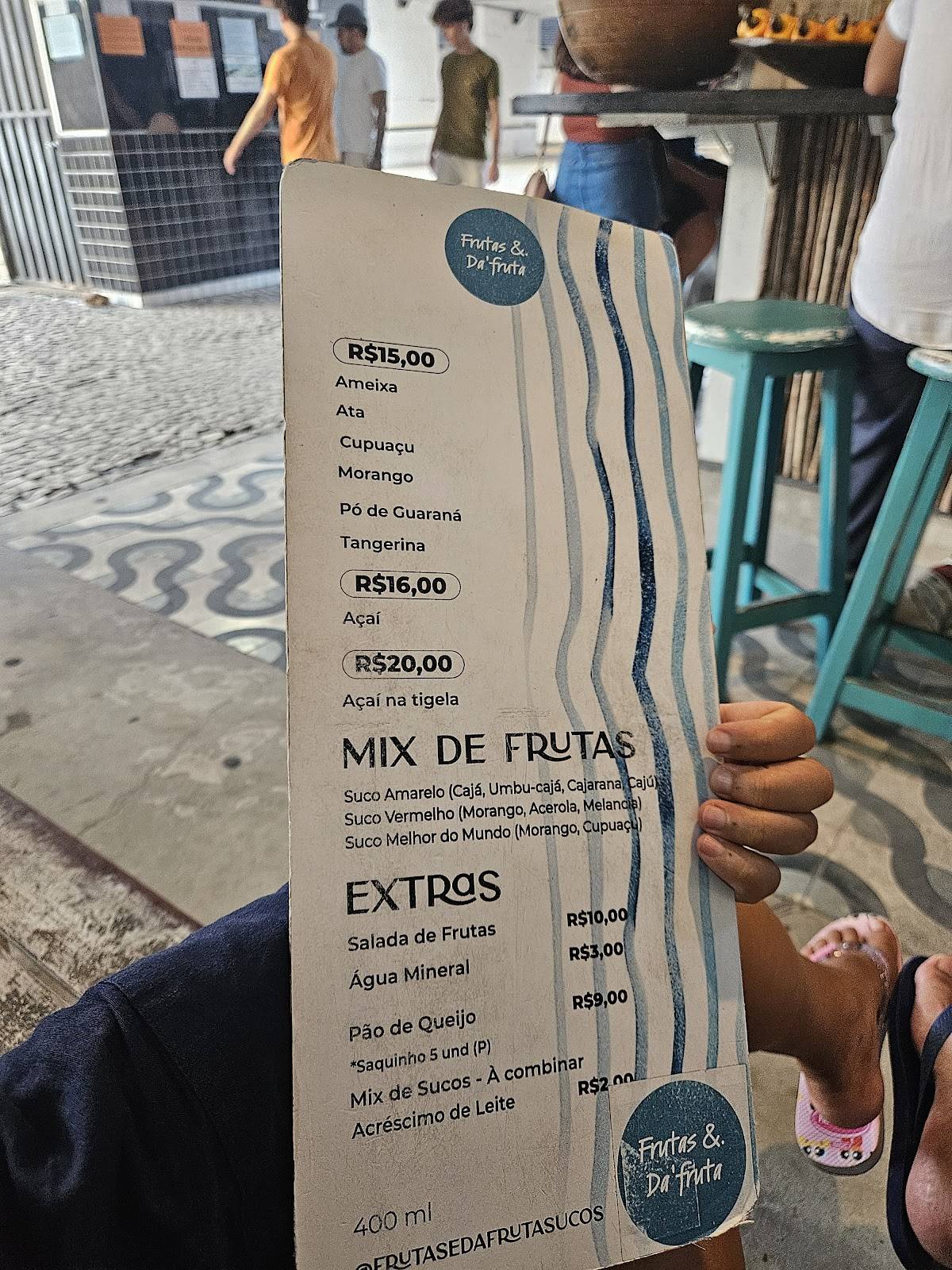 Menu em Frutas e Da Fruta pub & Bar, Fortaleza