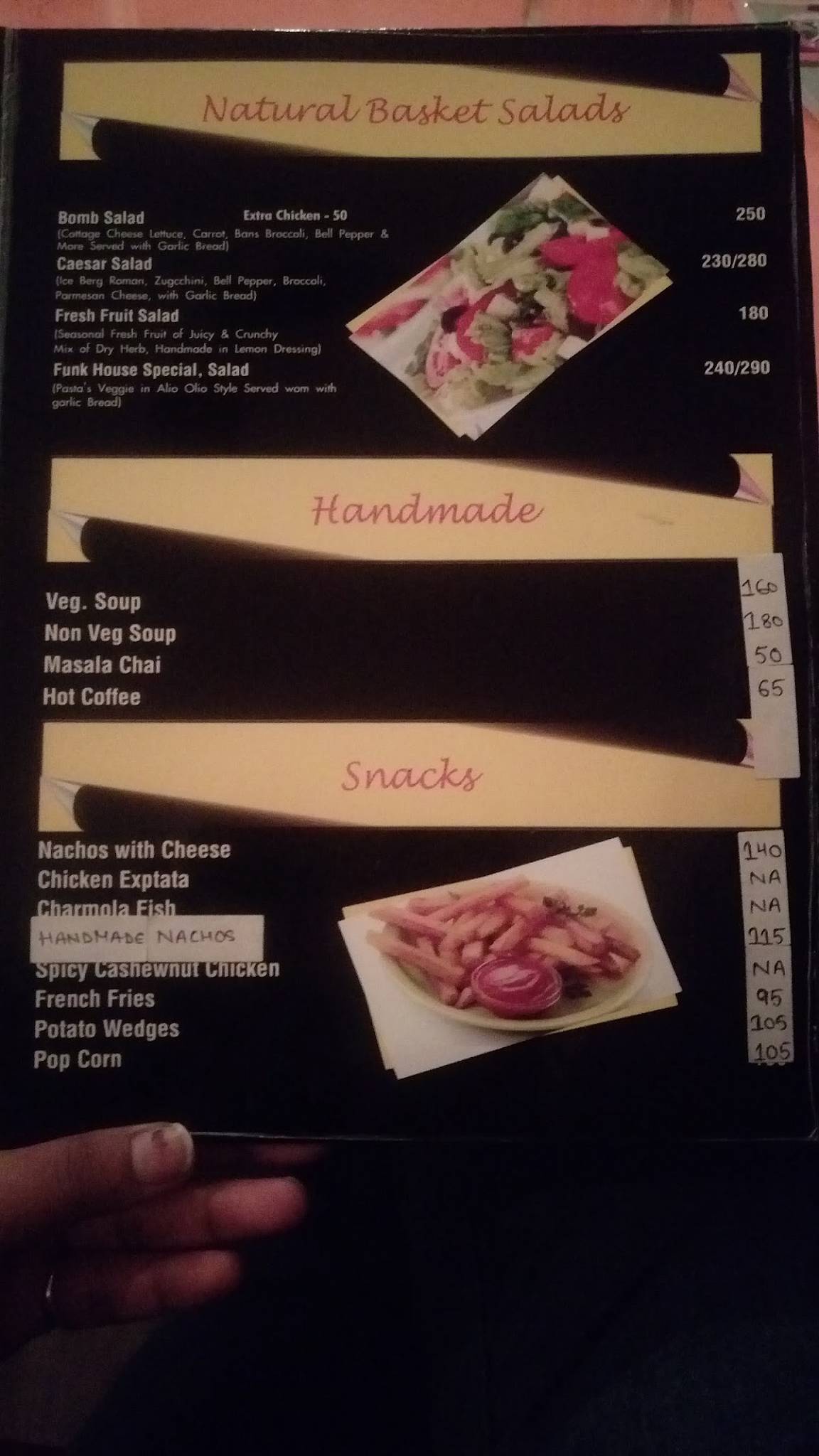 Menu at Funk Cafe, Faridabad