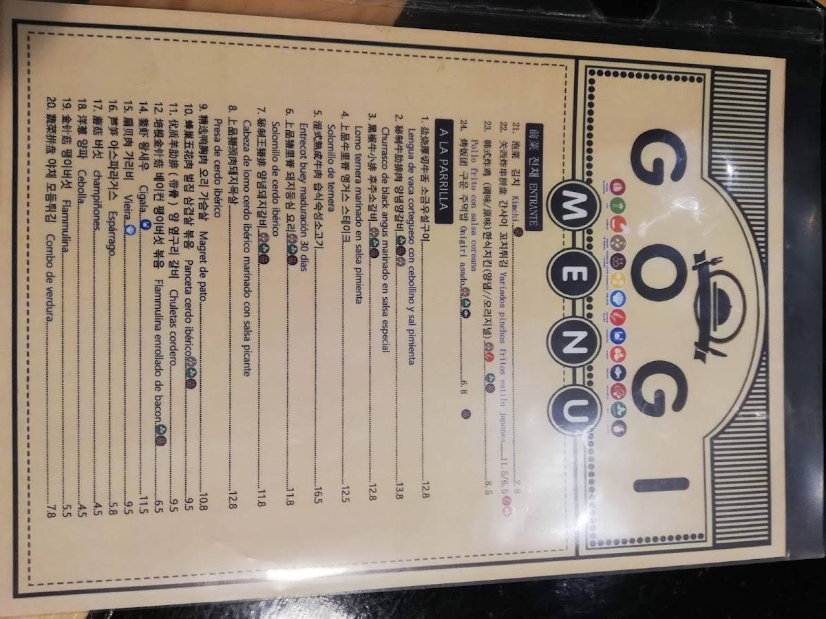 Menu at GoGi House Quán Sứ restaurant, Hanoi, 30 - 32 P. Quán Sứ
