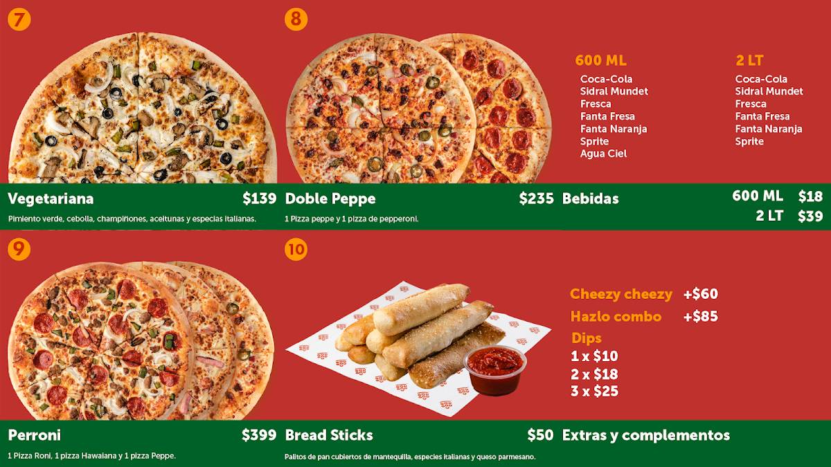 Carta del restaurante GOU GOU PIZZA - SUCURSAL EL REFUGIO, Tijuana