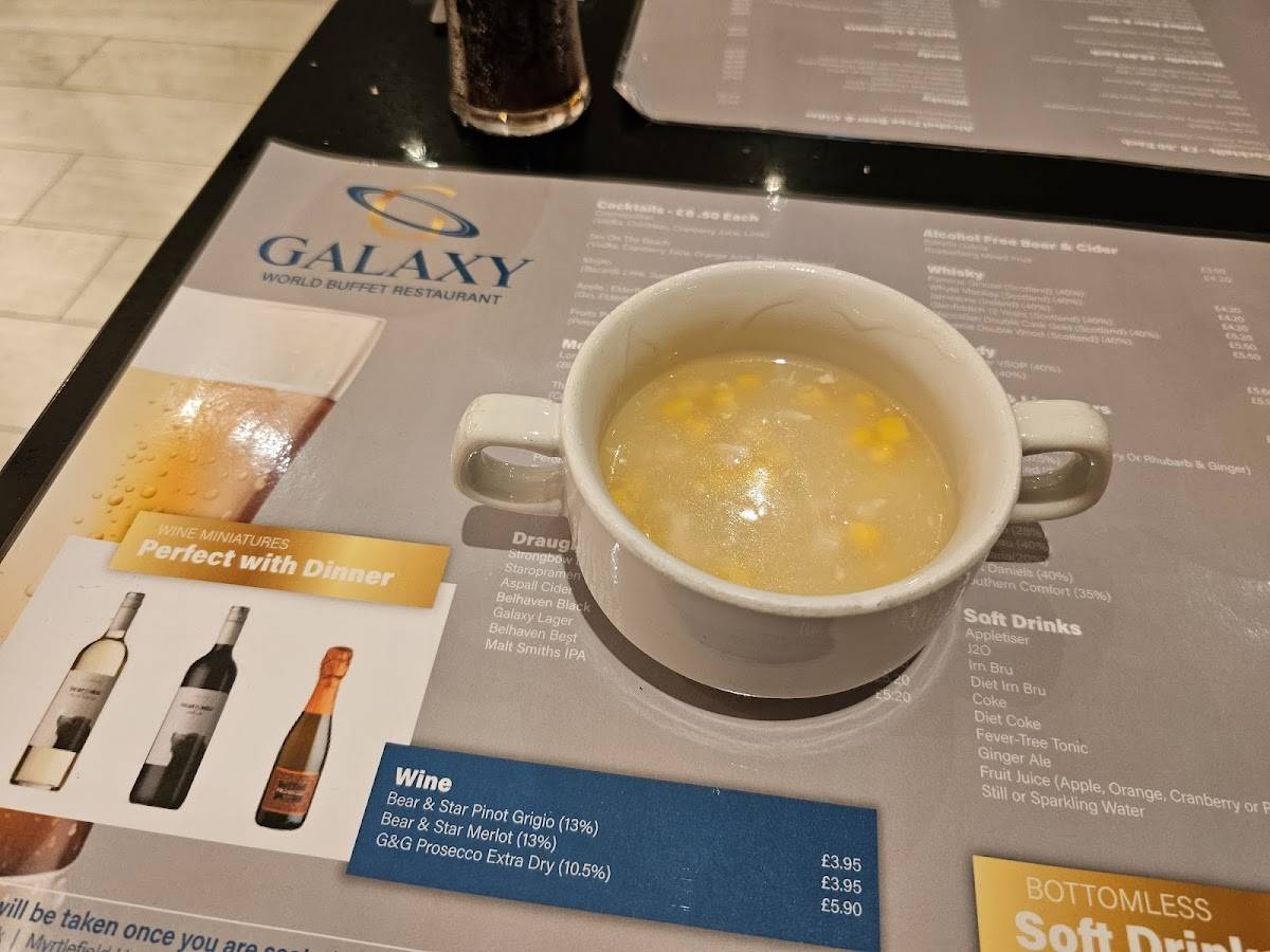 Menu at Galaxy World Buffet Restaurant, Aviemore